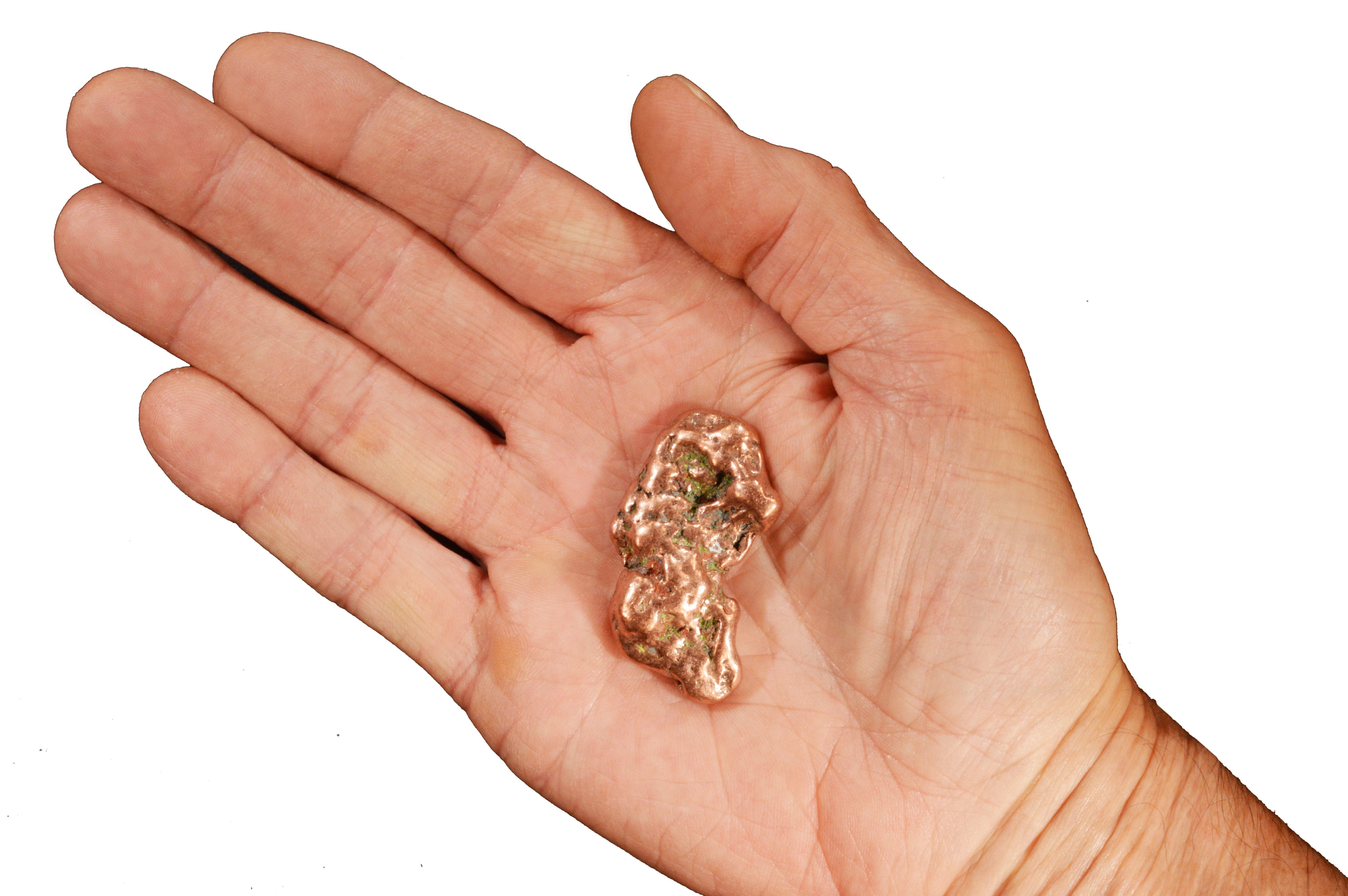 Kidz Rocks Copper Nugget 2 1/4" 2-4 oz Raw Chakra Healing Crystal Rock ...