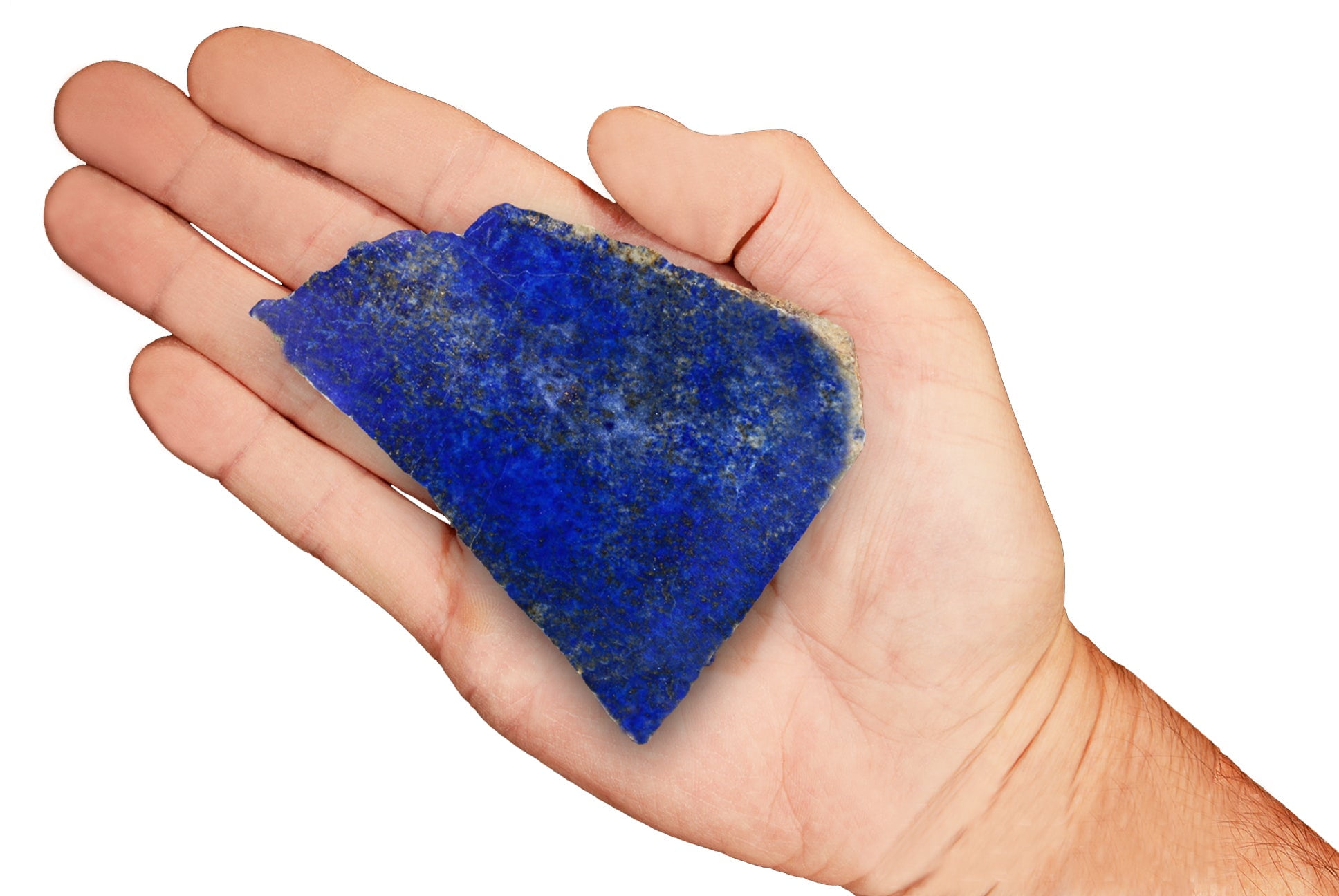 Kidz Rocks Lapis Lazuli Slice 3" 2 oz Slab Raw Chakra Healing Crystal ...