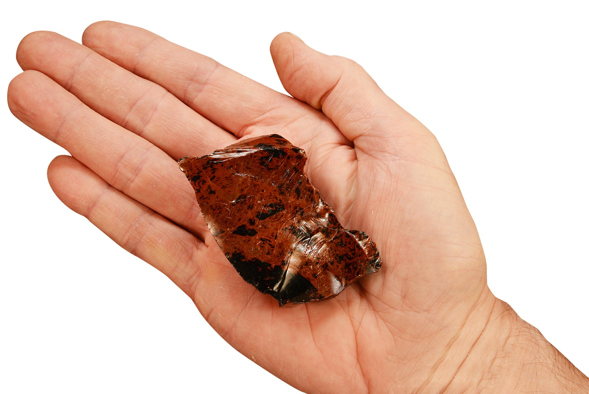 Kidz Rocks Mahogany Obsidian 3 1/2" 8-12 oz Raw Chakra Healing Crystal ...