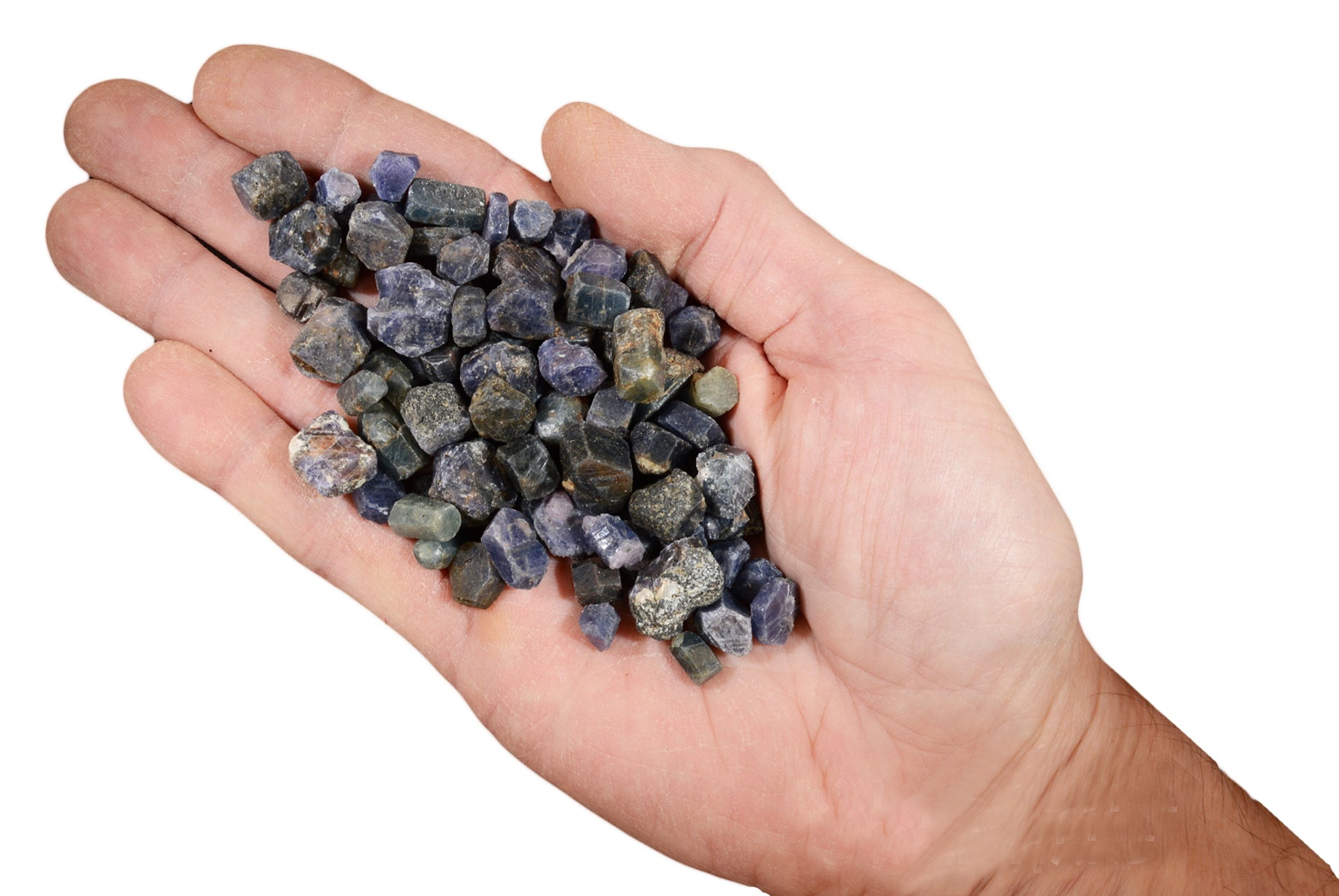 Kidz Rocks Sapphire 5/8" 6 oz Raw Chakra Healing Gemstone Blue Rock ...
