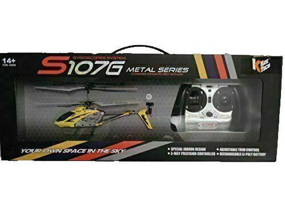 Kidz Tech Gyroscopes S107g Metal Series 3 Channel Infrared Rc Mini ...