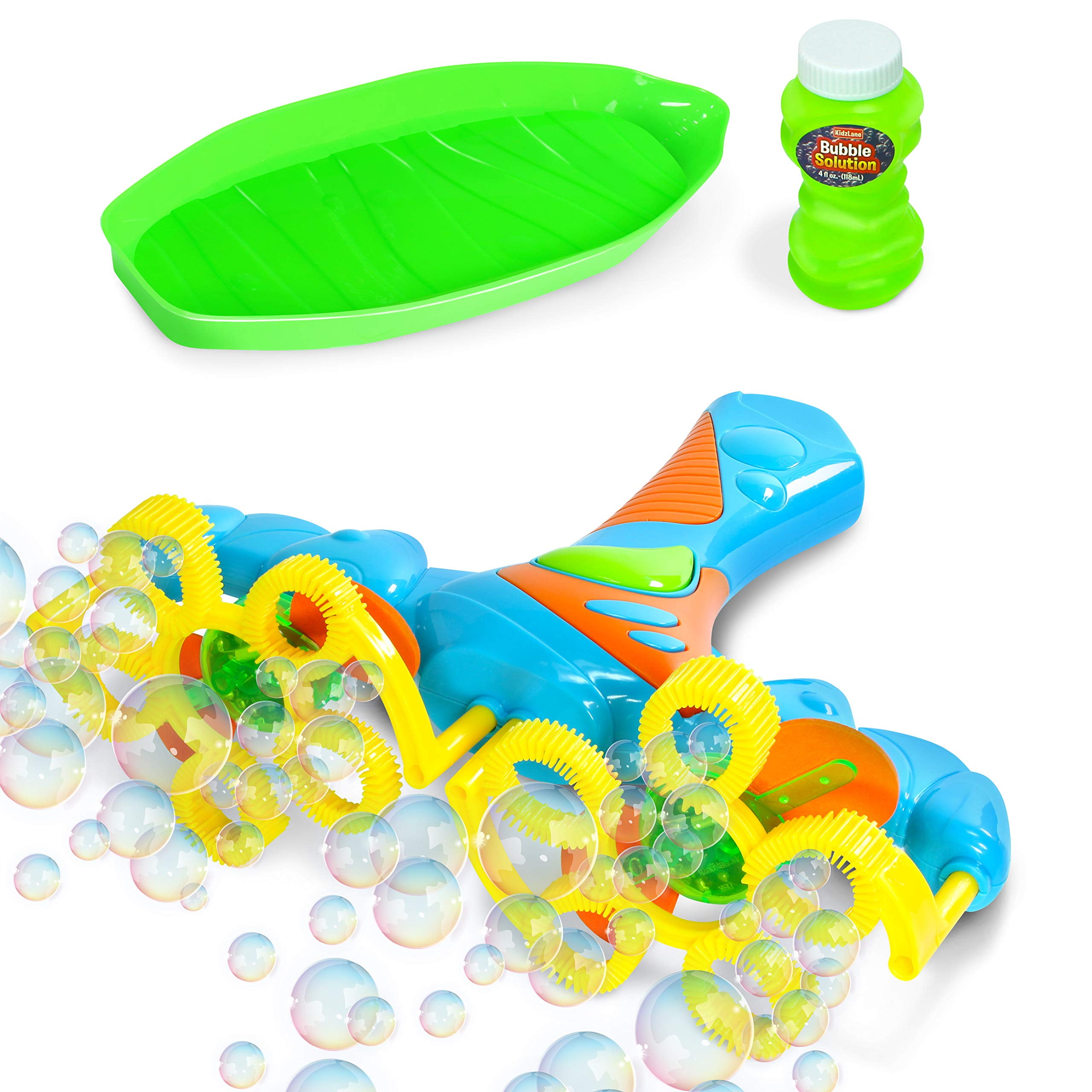 Kidzlane Bubble Gun | Bubbles for Kids and Toddlers | Light Up Bubble ...