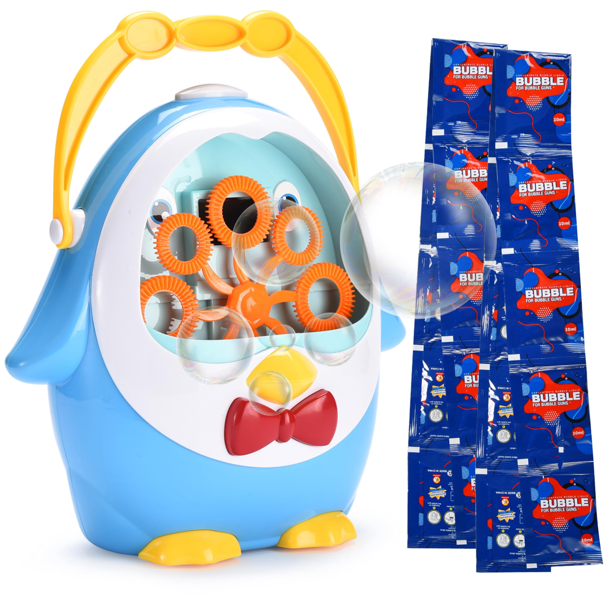 Kidzlane Penguin Bubble Machine for Kids - Made of Durable Plastic ...
