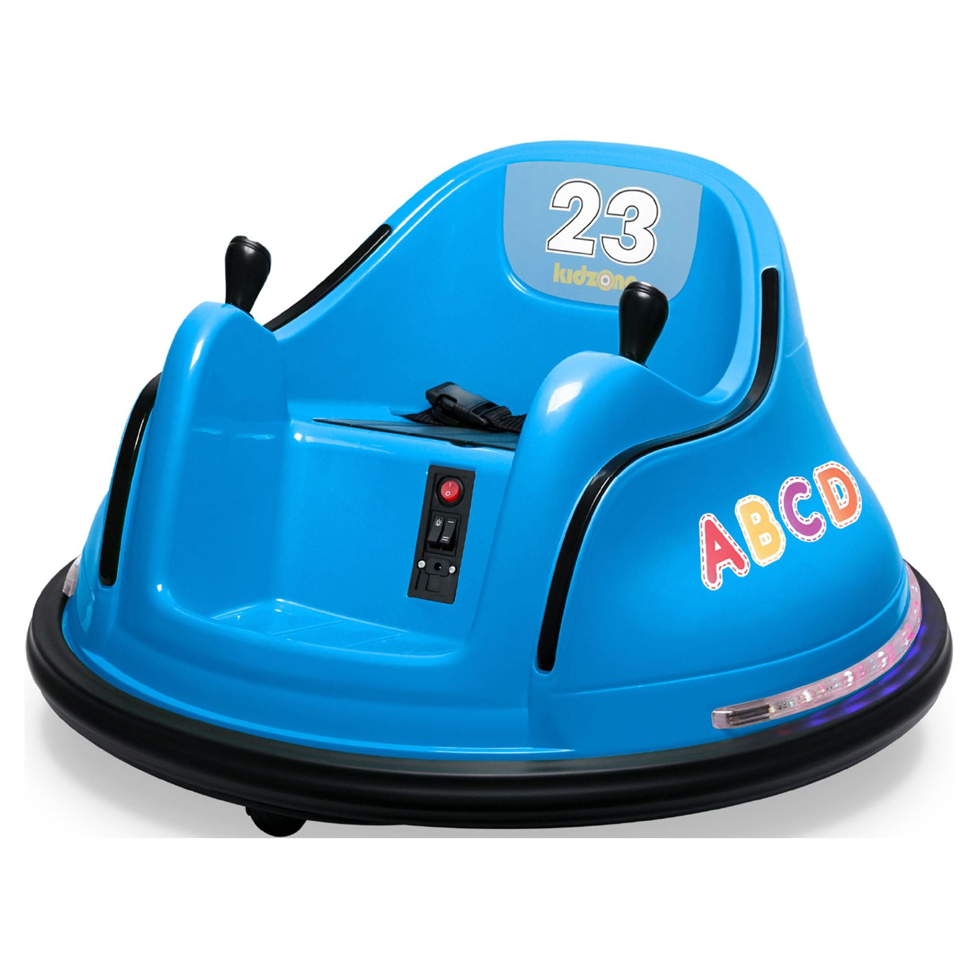 Kidzone 12V Toddler's Electric Ride-On Bumper Car with Parental Control ...
