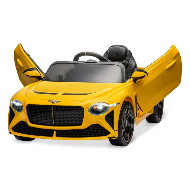 Kidzone 12V Bentley Bacalar Ride-On Car, Electric Toy for Kids 3-6 ...