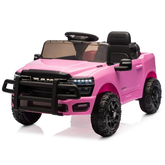 Kidzone 12V Licensed RAM 3500 Ride-On Truck for Kids, Battery Powered ...