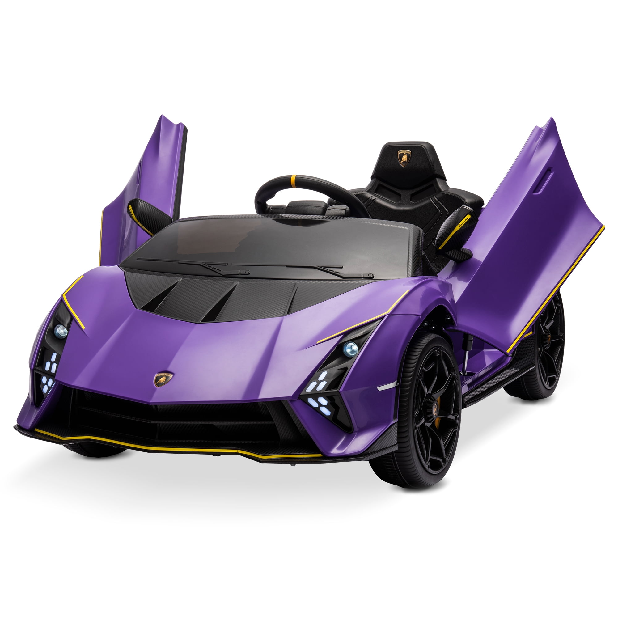 Kidzone 12V Lamborghini Ride-On Car, 3-6 Year Kids, Electric Toy w ...