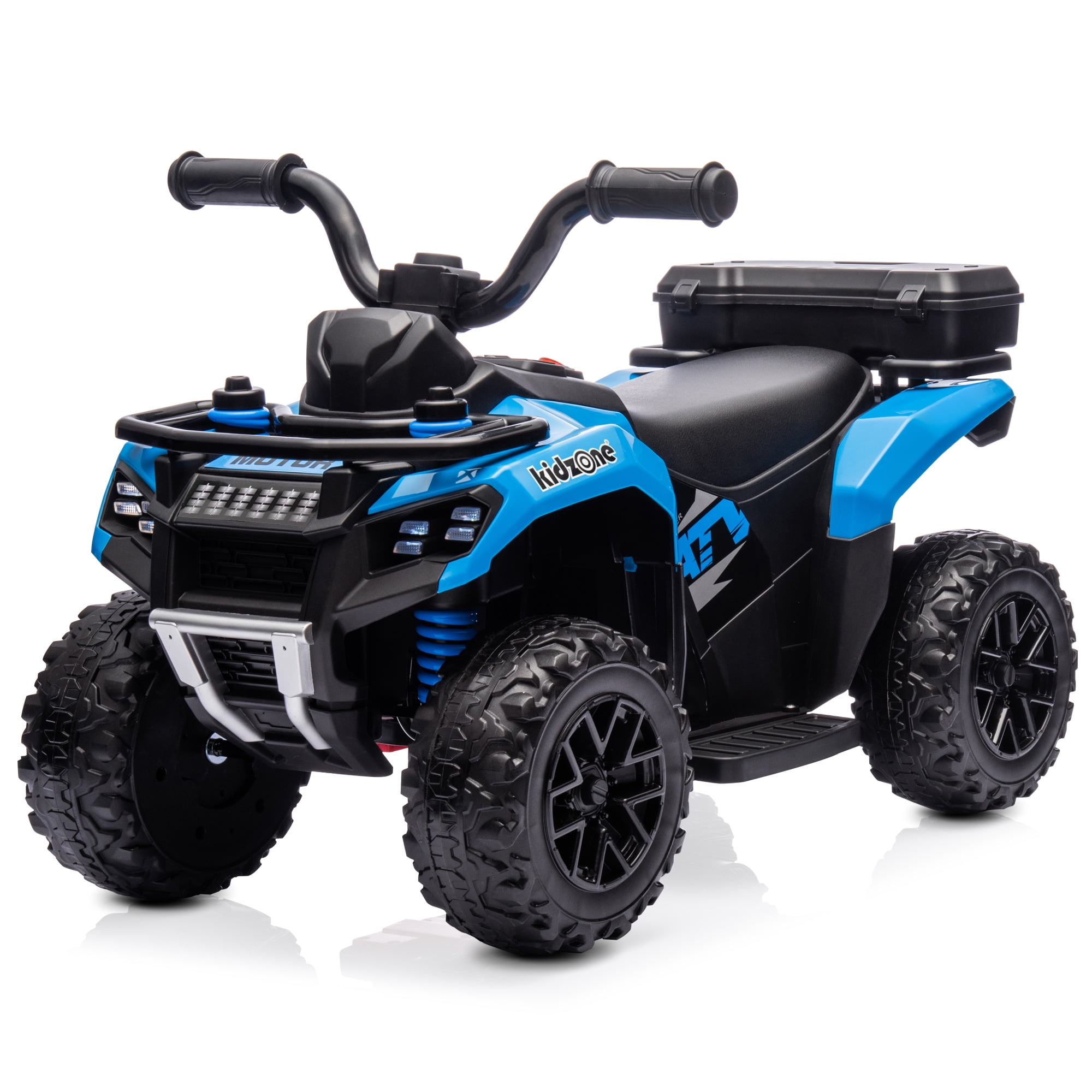 Kidzone 6V Ride on ATV, Battery Powered 4-Wheeler Electric Vehicle for ...
