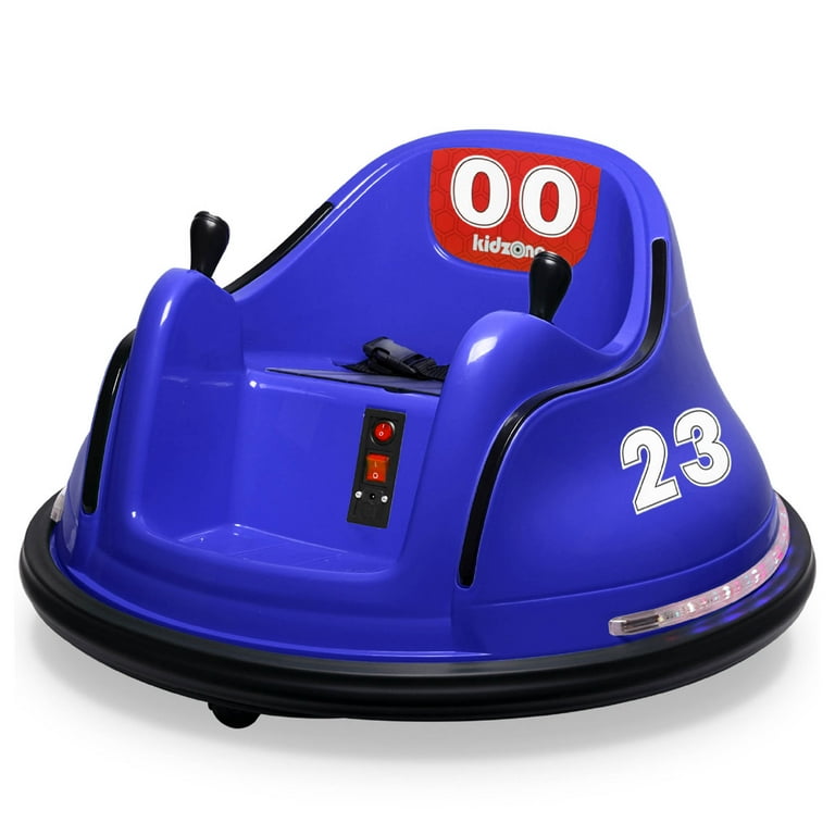 Kidzone Children s 6V Electric Bumper Car Ride On Toy with Remote Control 360 Spin ASTM certified Dark Blue Walmart