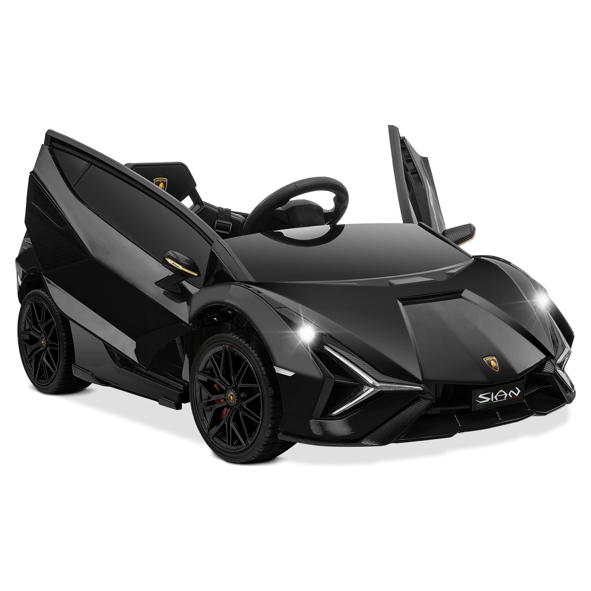 Kidzone Kids 12V Electric Ride On Licensed Lamborghini Sian Roadster ...