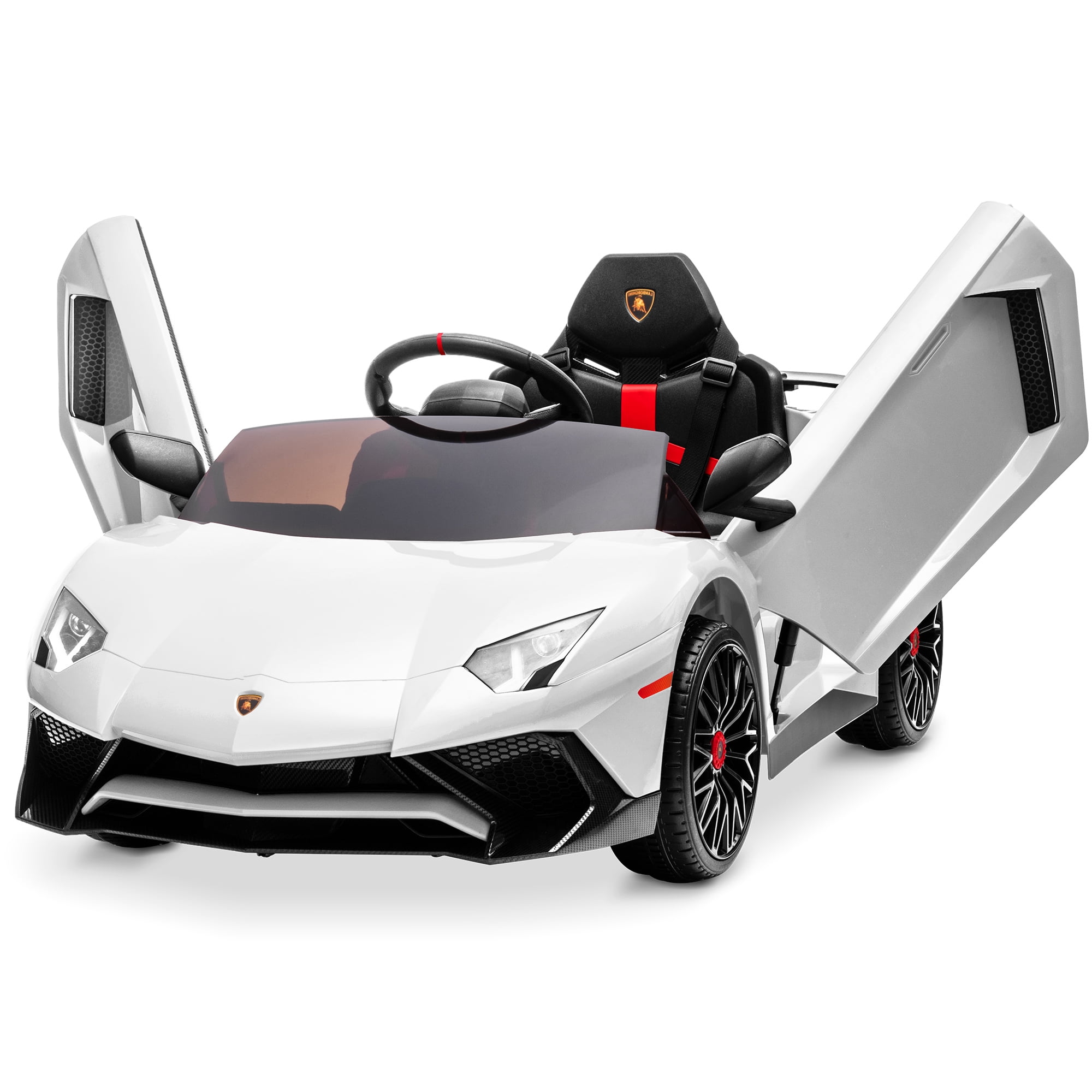 Kidzone 12V Lamborghini Aventador SV Kids Electric Ride On with Remote ...