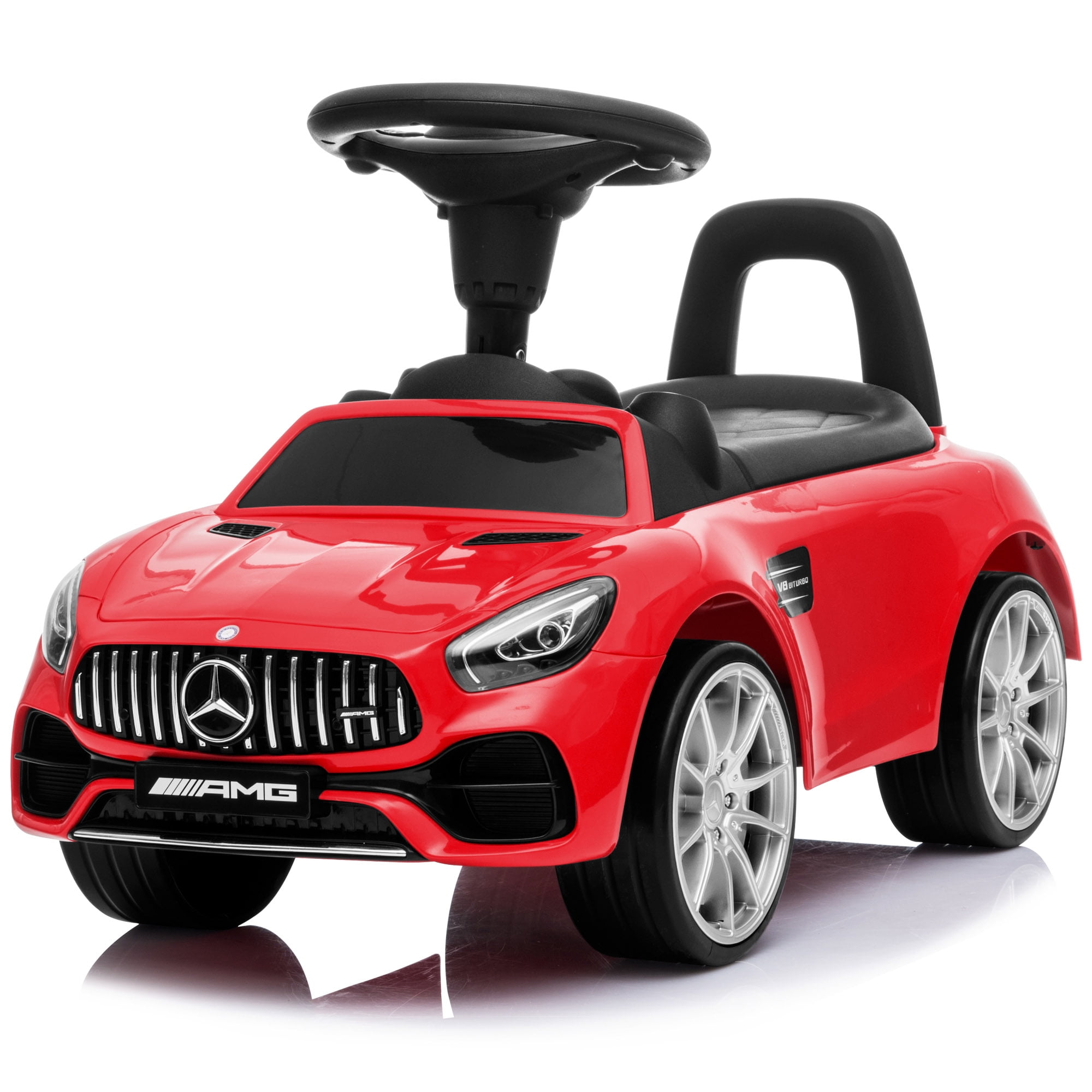 Kidzone Kids Push and Ride Racer, Licensed Mercedes Benz AMG GT Ride On ...