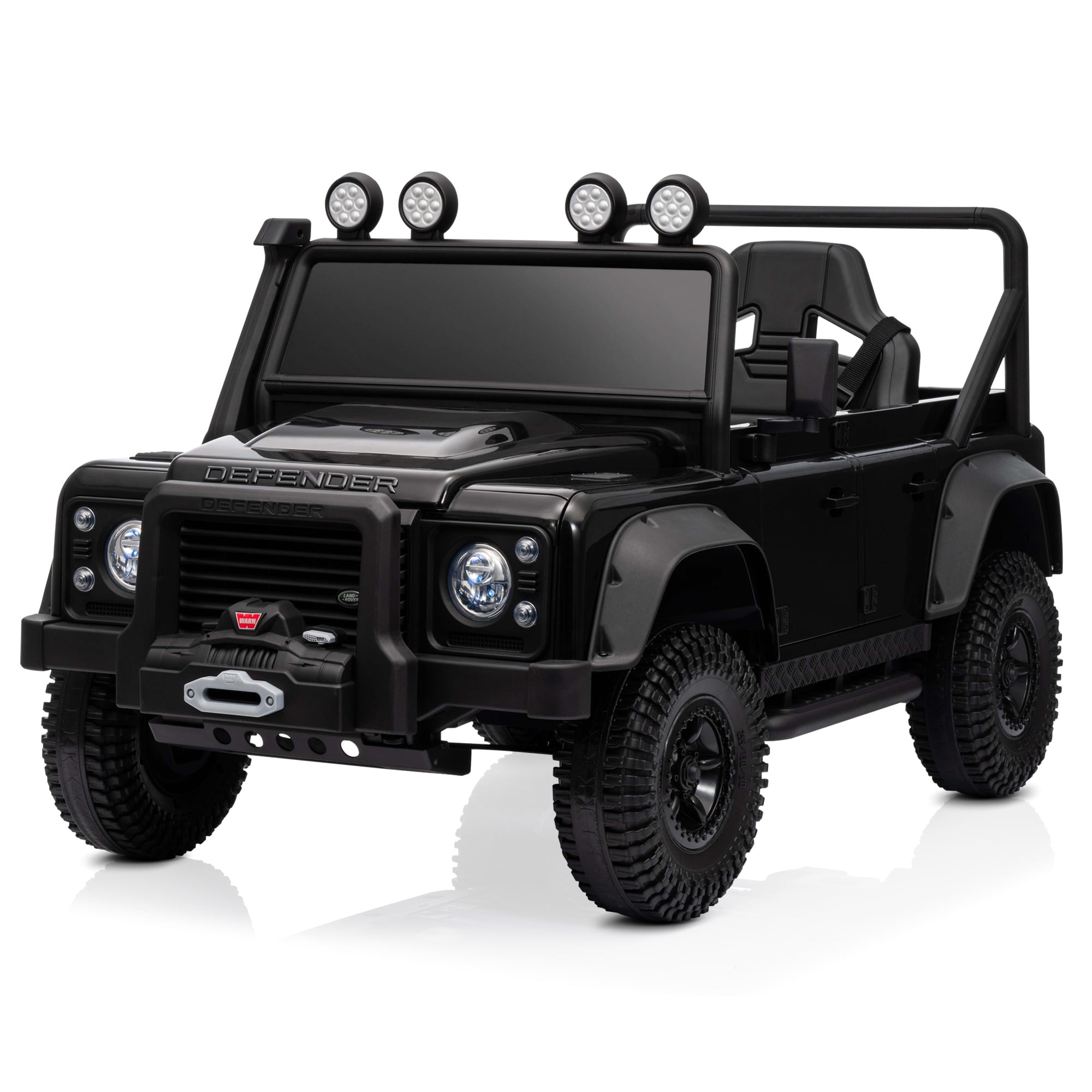 Kidzone Licensed Land Rover Defender 110 SVX Ride On Car for Kids, 12V ...