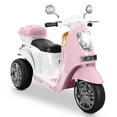 Kidzone Ride On Scooter 6V Toy Battery Powered Electric 3 Wheel Power ...