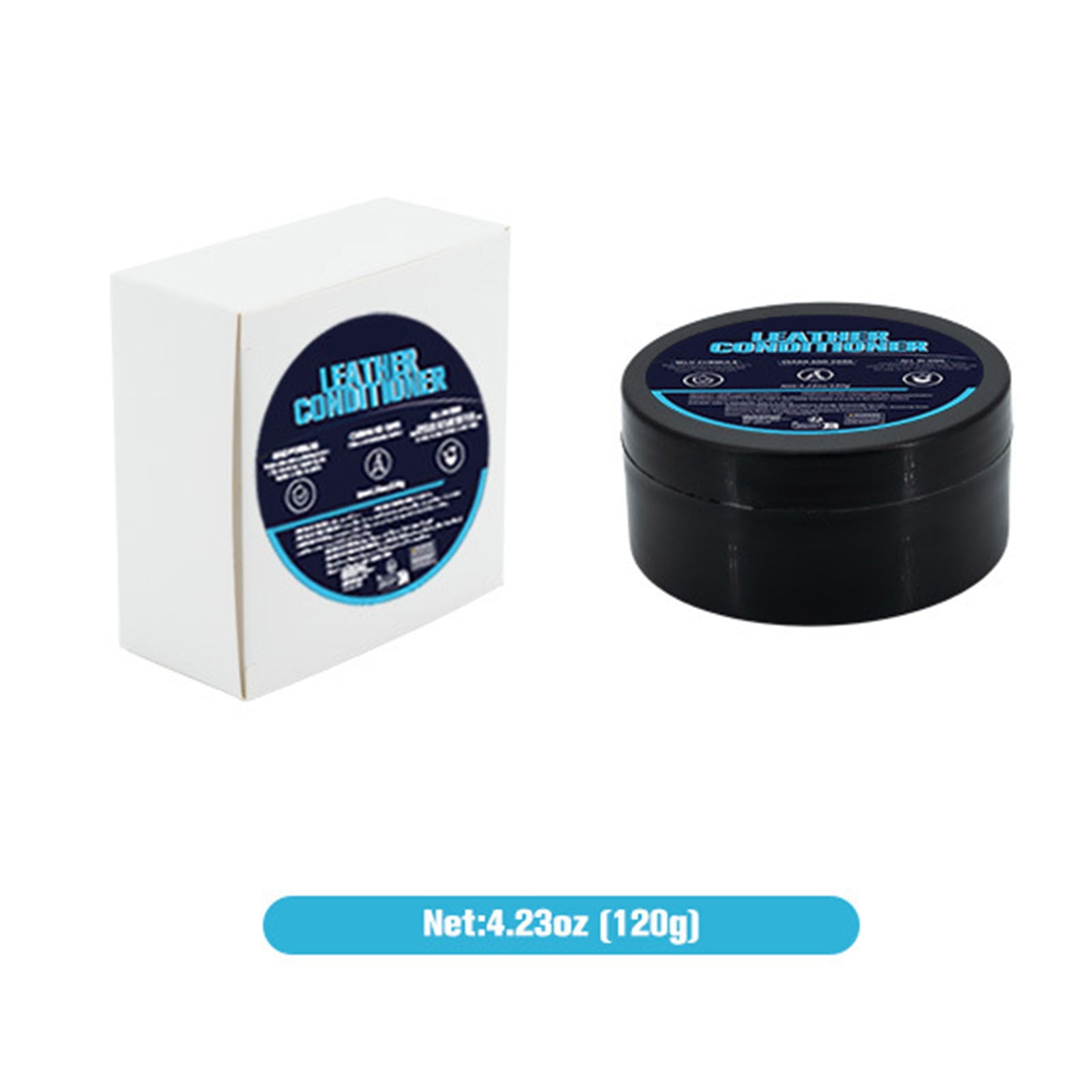 Kieccall 120g Car Leather Interior Cleaner Conditioner Odorless Color ...