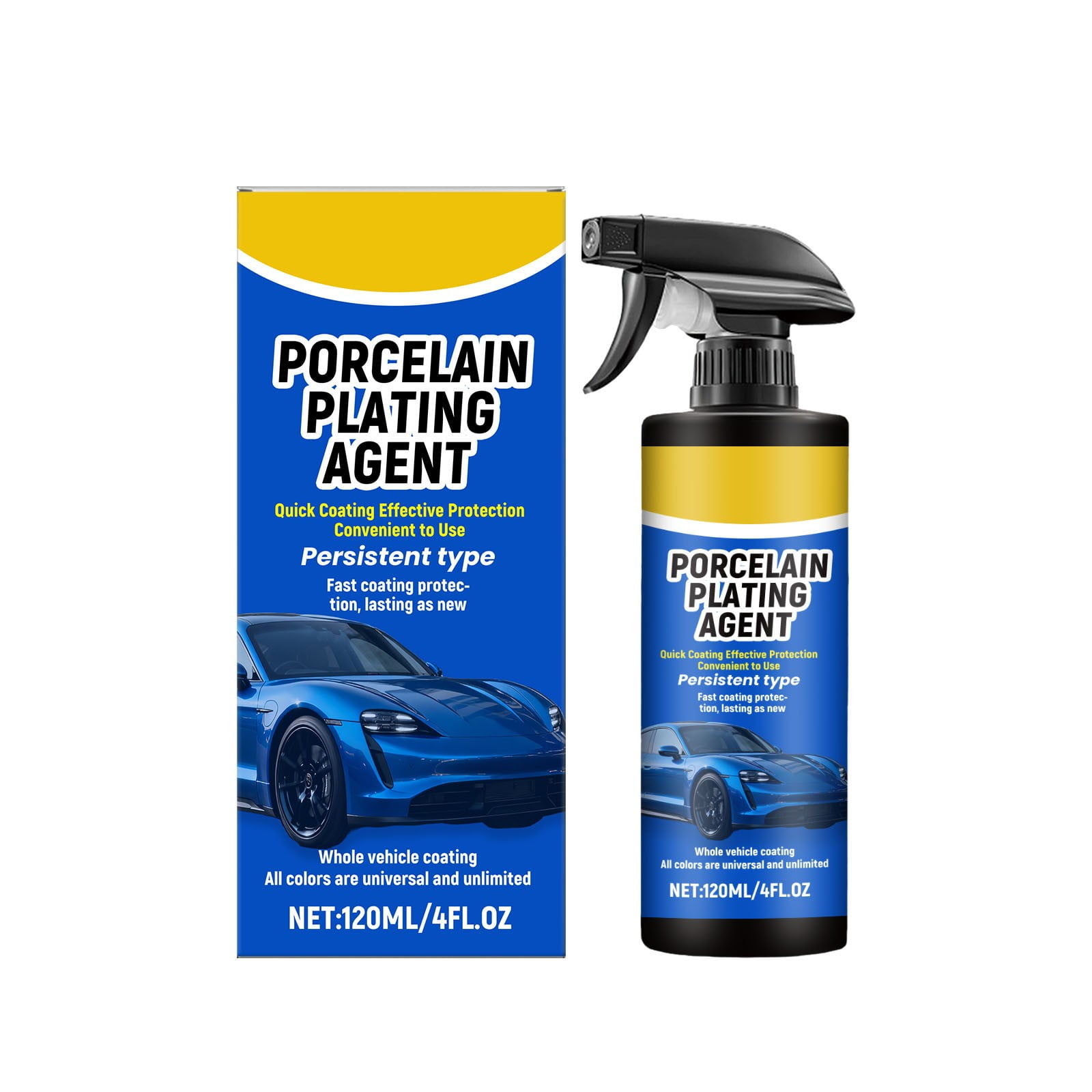 Kieccall 120ml Automotive Coating Spray - Cleaning Stain Removal ...