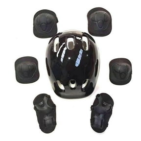 Kafsov 7-Piece Kid's Safety Gear Set Premium ABS Helmet, Knee Elbow ...