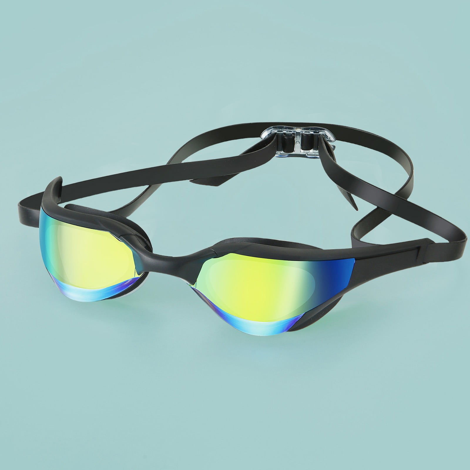 Kieccall Adult Swim Goggles Competition Swim Goggles Small Frame Swim ...