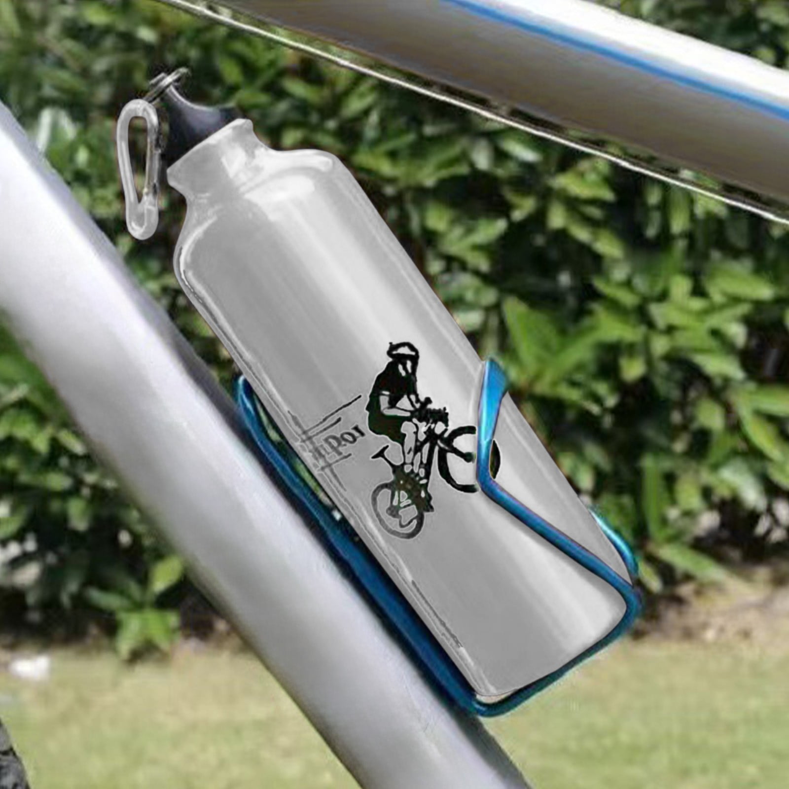 Kieccall Aluminum Bicycle Water Bottle for Mountain Bike and Cycling ...