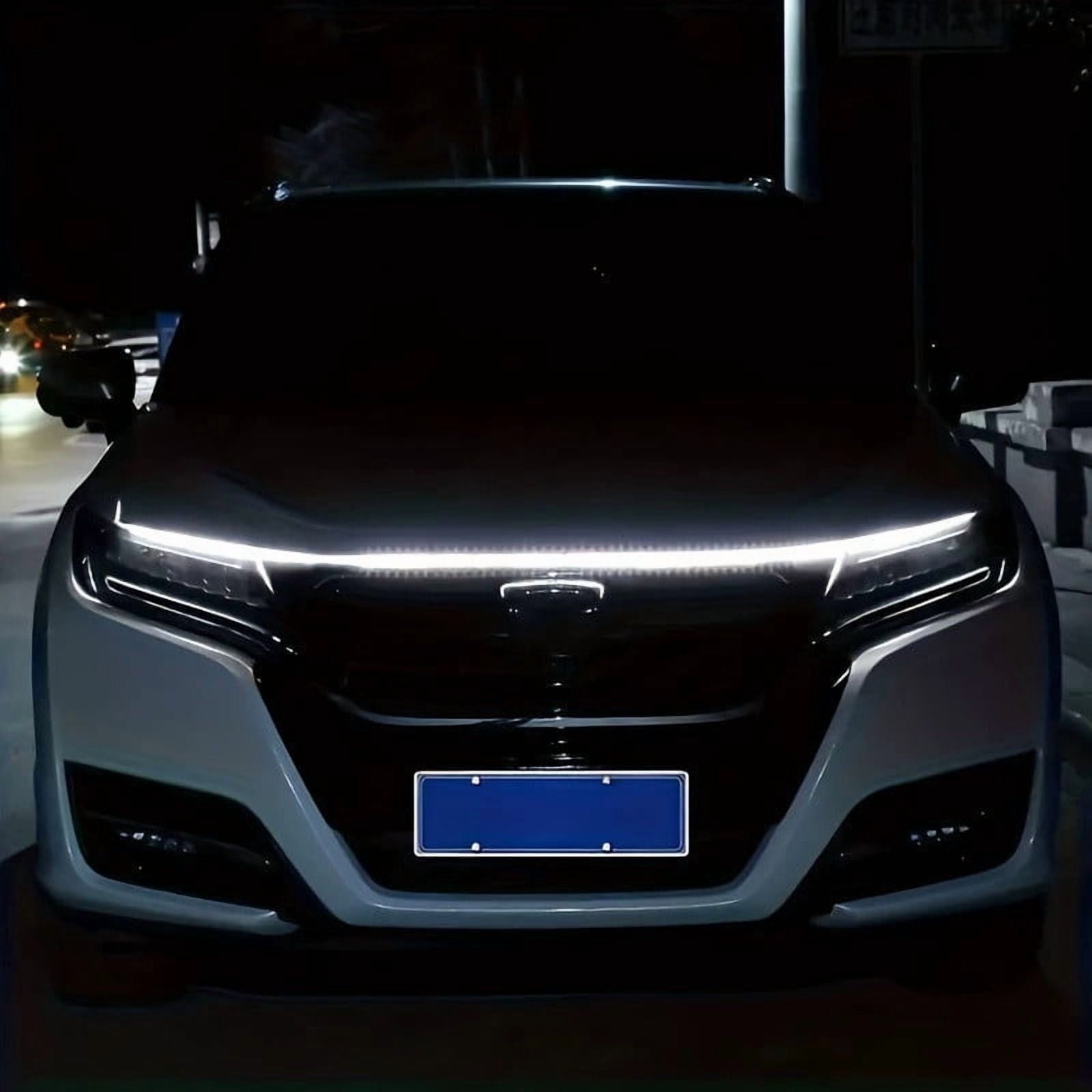 Kieccall Automotive Engine Hood Gap LED Accent Light Strip, Cool White ...