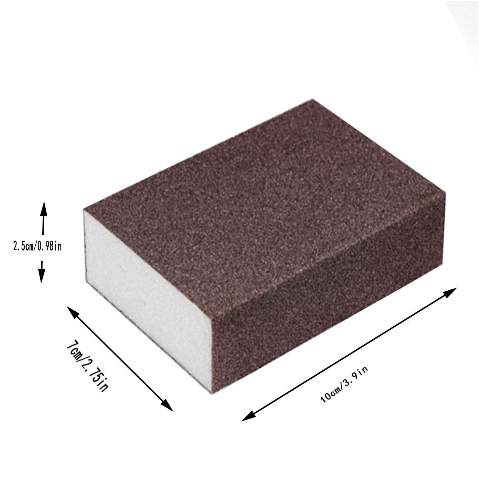 Kieccall Handheld Abrasive Scrub Sponge Diamond Sand Cleaning Pad Heavy ...