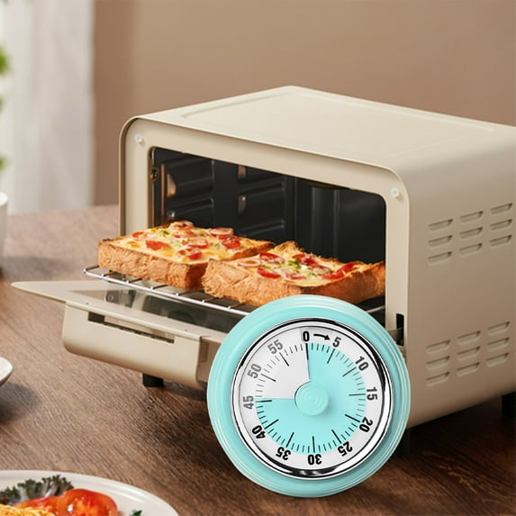 Kieccall Kitchen Timer Mechanical Stainless Steel Countdown Clock for ...