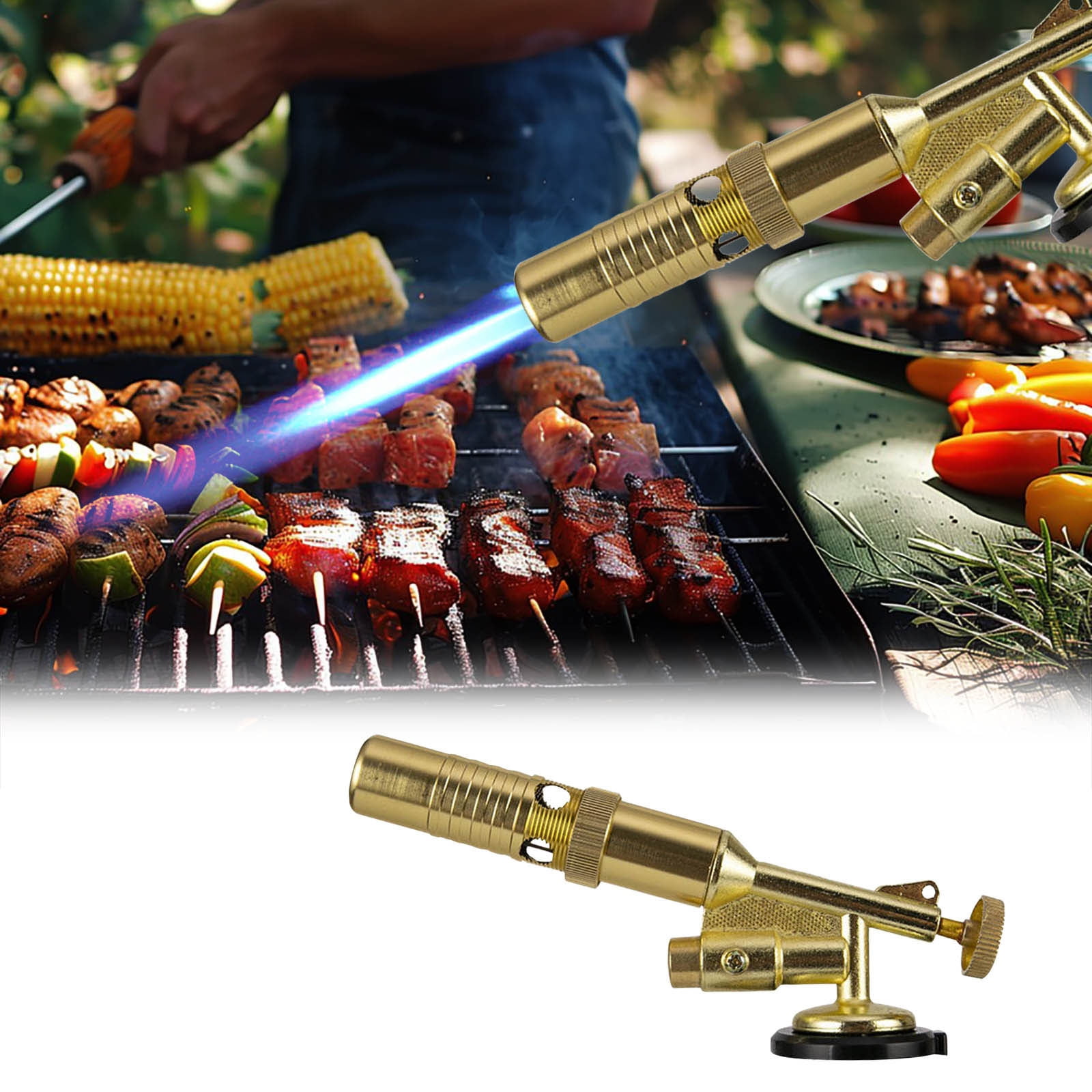 Kieccall Multi-Fuel Outdoor Culinary Blow Torch, Refillable Butane ...