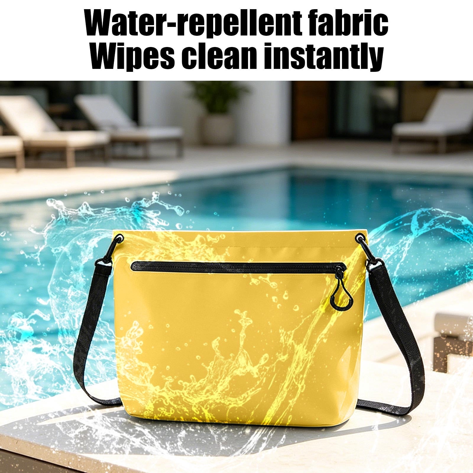 Kieccall Outdoor Travel Diving Beach Toiletry Bag, Waterproof Zippered ...