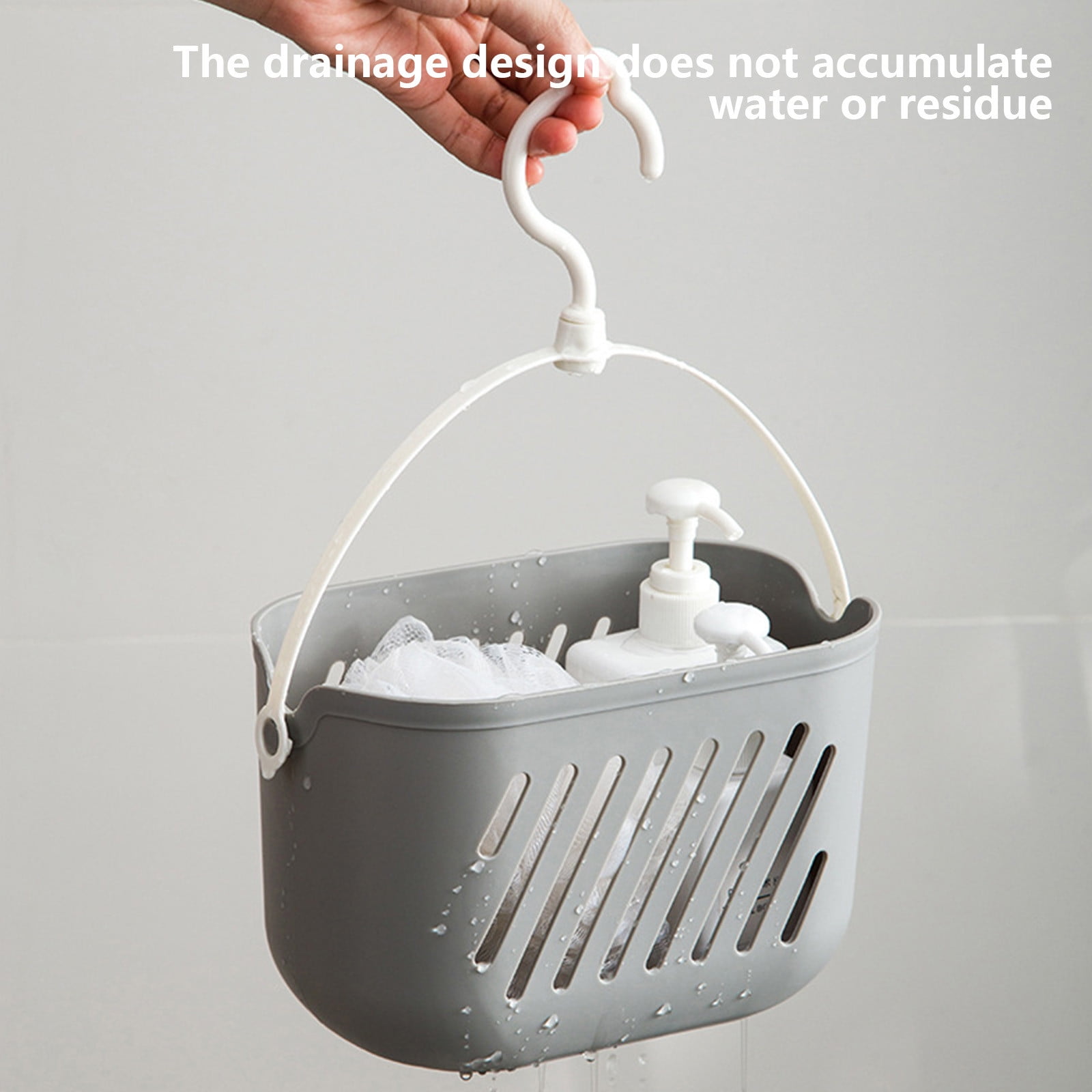 Kieccall Pool Hanging Shower Basket Hanging Shower Plastic Hanging ...