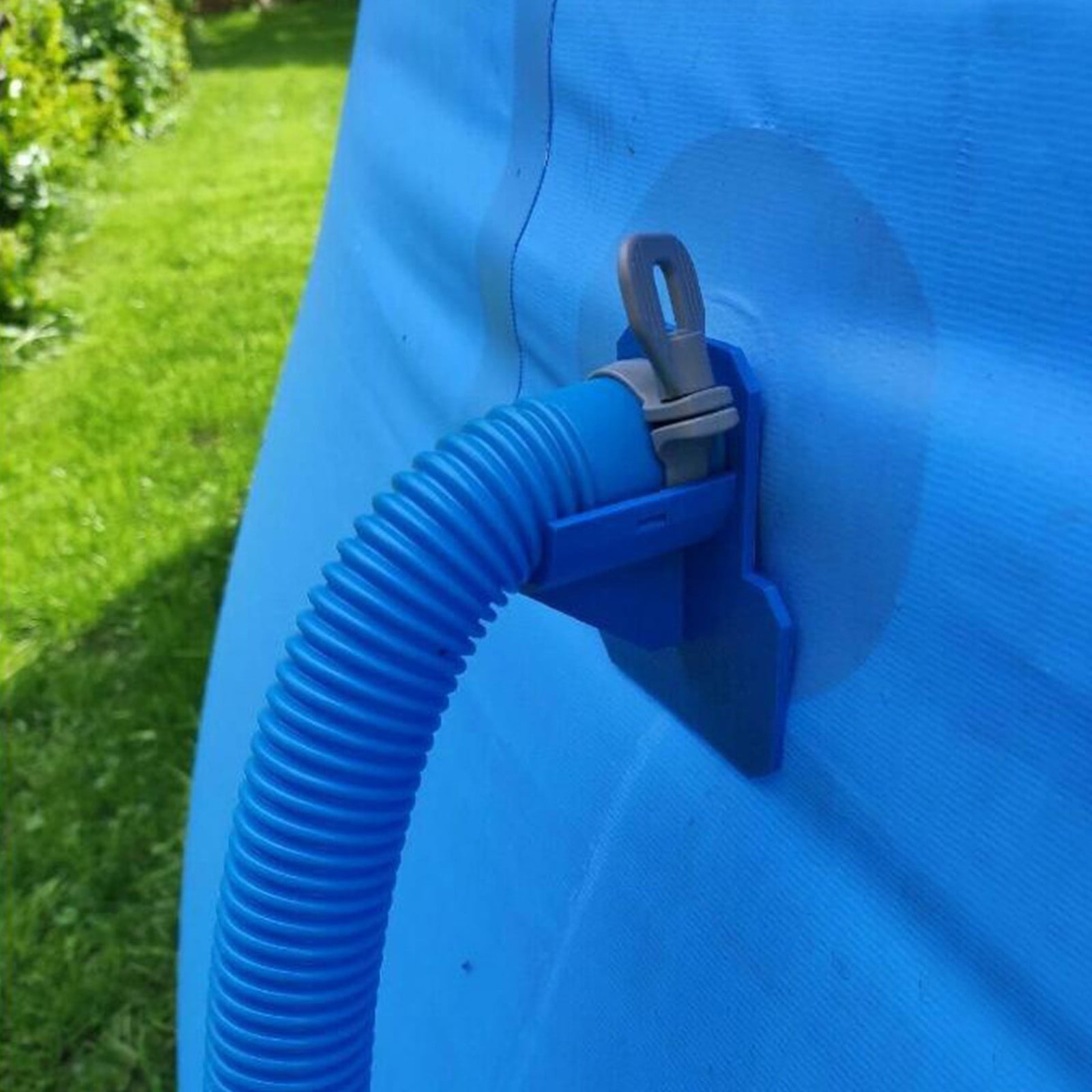 Kieccall Pool Pipe Holders Abs Pool Hose Support Brackets Hose Clamps ...