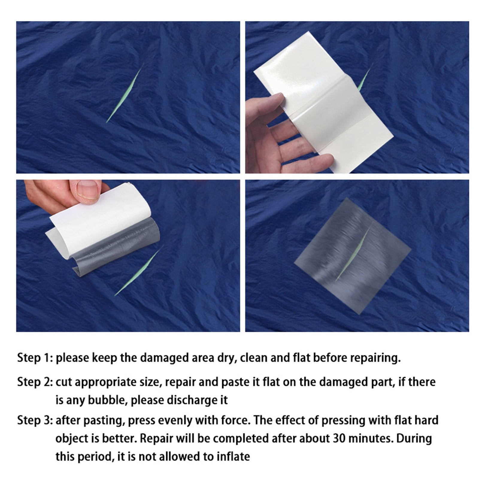 Kieccall Self Adhesive Tpu Pool Patch Repair Kits Pool Patches For ...