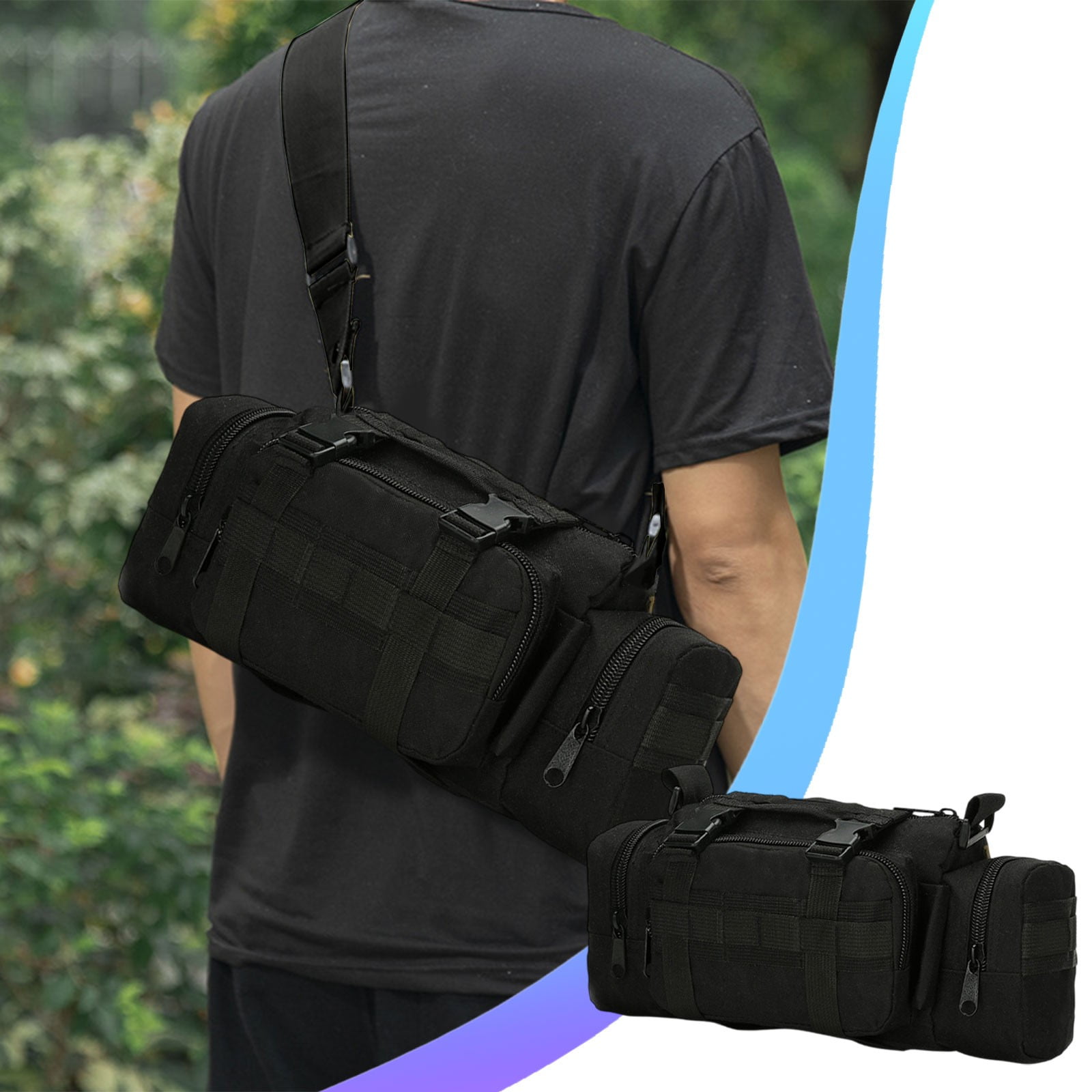 Kieccall Travel Duffle Bag With Shoe Compartment Large Capacity Water ...