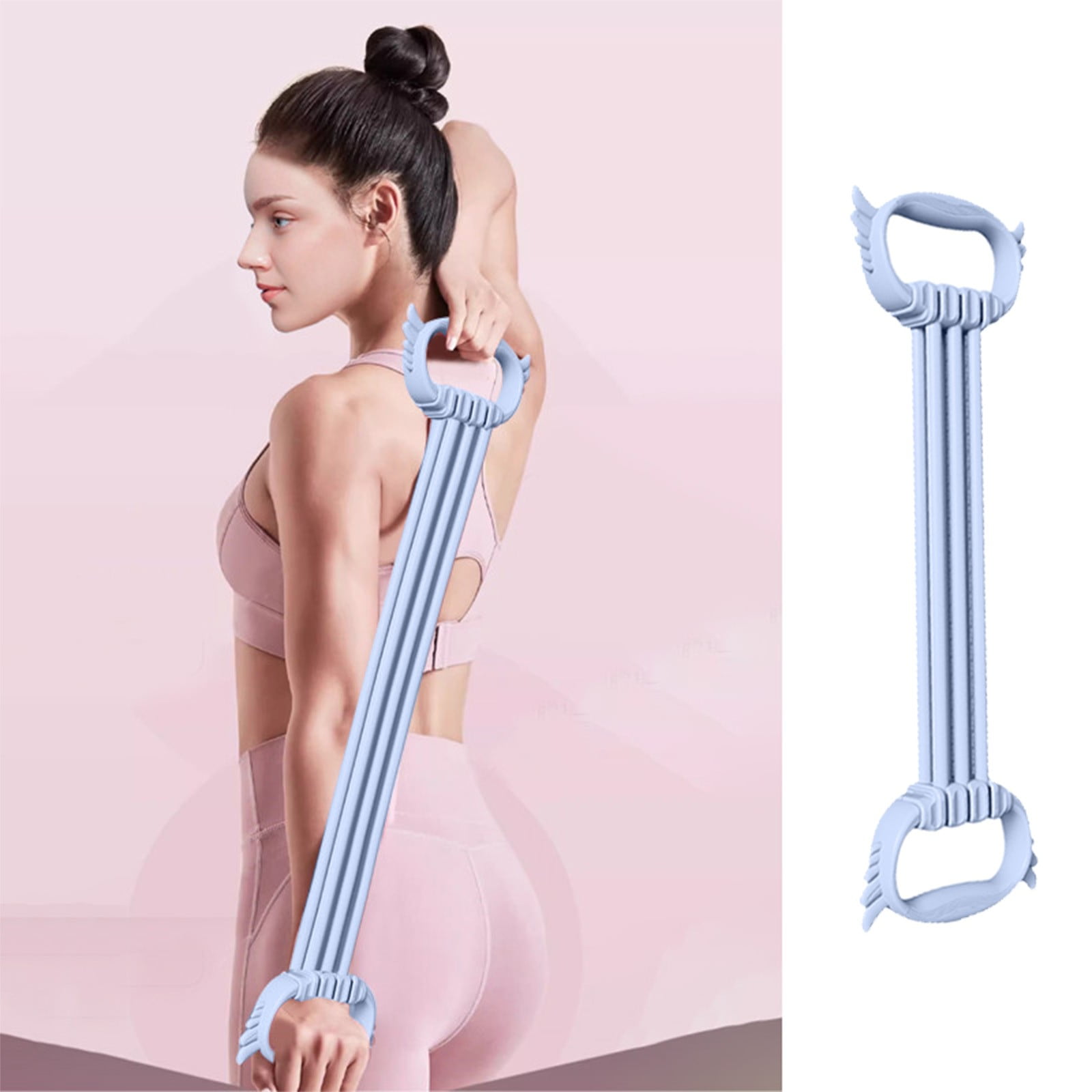 Kieccall Women'S Adjustable 8-Shaped Resistance Bands Shoulder Back ...