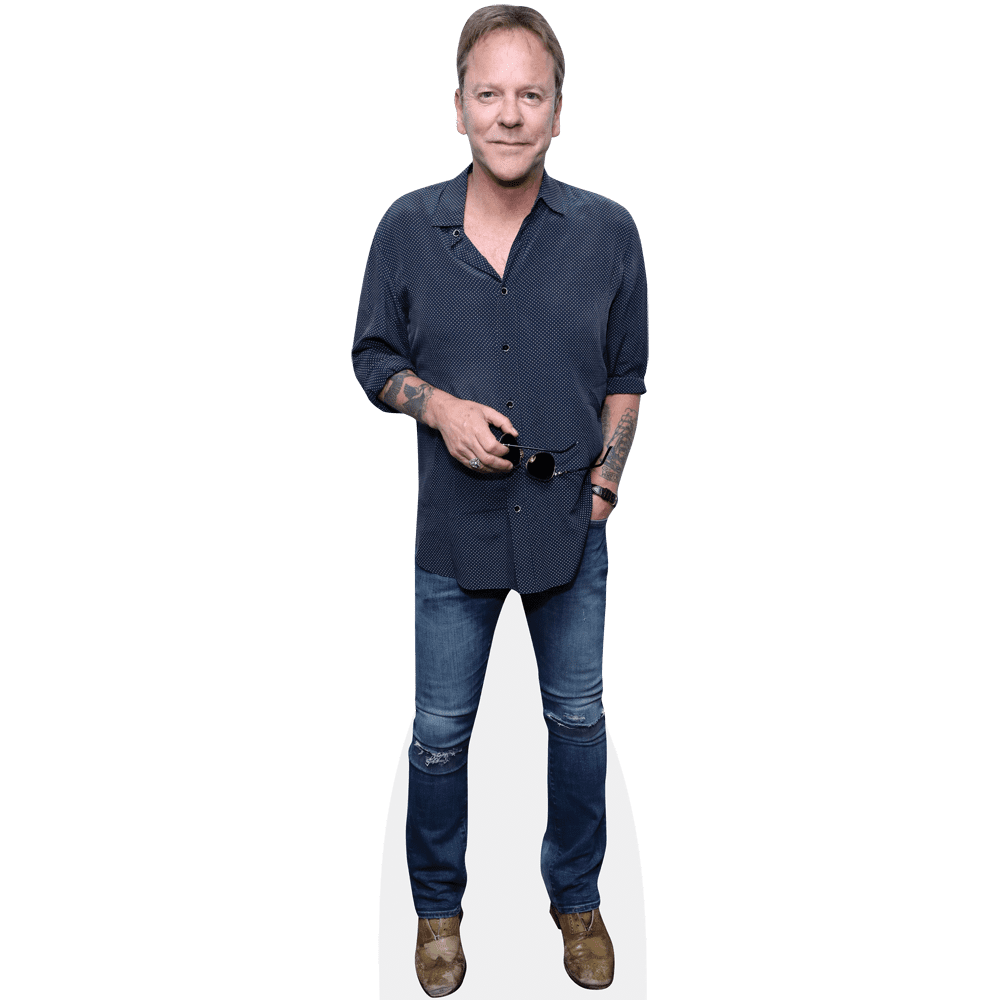 Kiefer Sutherland (Casual) Mini Cardboard Cutout Standee - Walmart.com