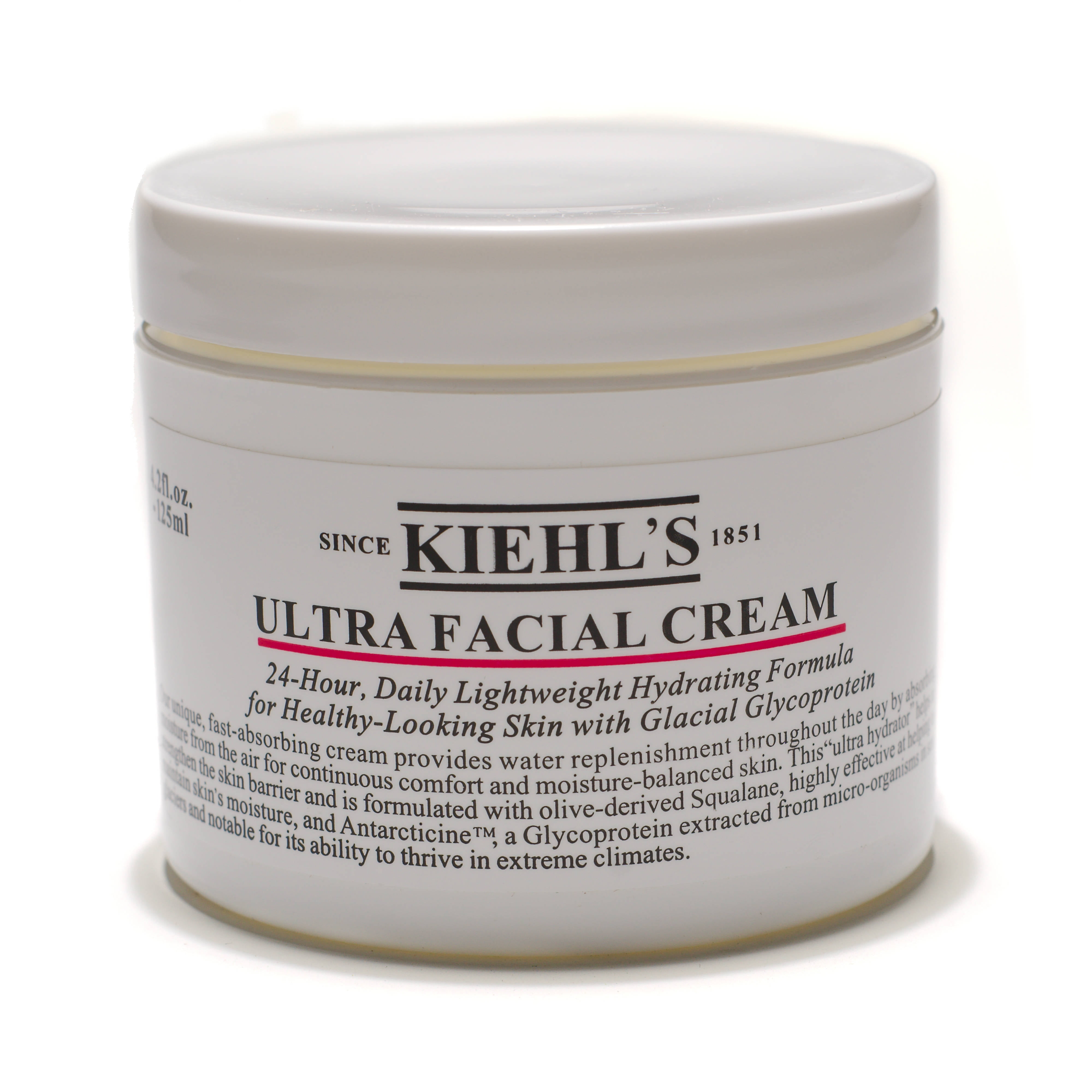 Kiehl's Ultra Facial Cream, 24-Hour Hydrator, Light-Textured, 4.2 oz ...