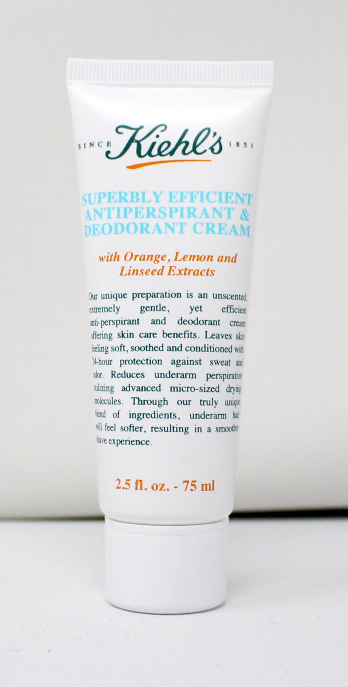 Kiehl's Superbly Efficient Anti-Perspirant & Deodorant Cream 2.5 Ounce ...