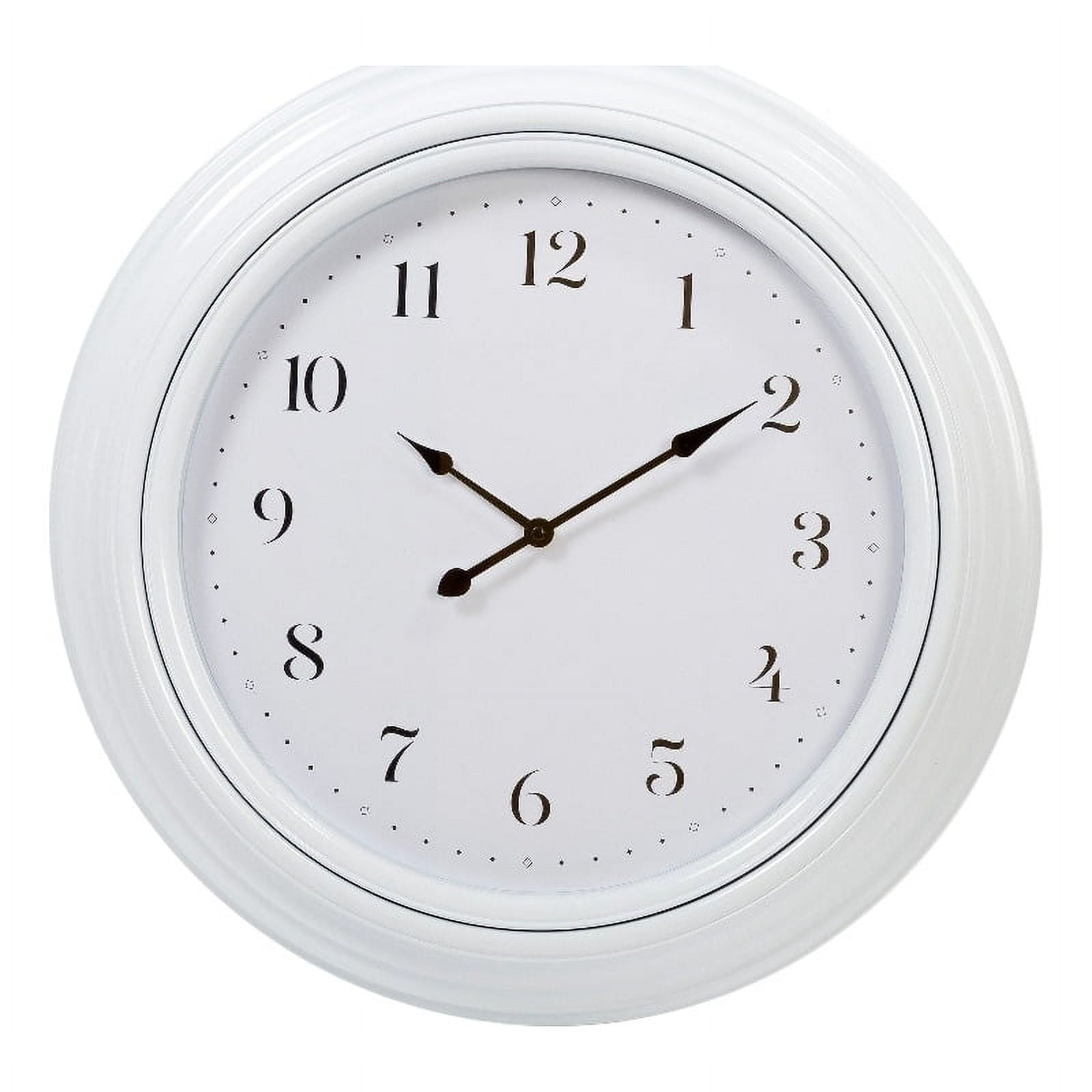 Kiera Grace 20inches Cara Classic Round Wall Clock - Walmart.com