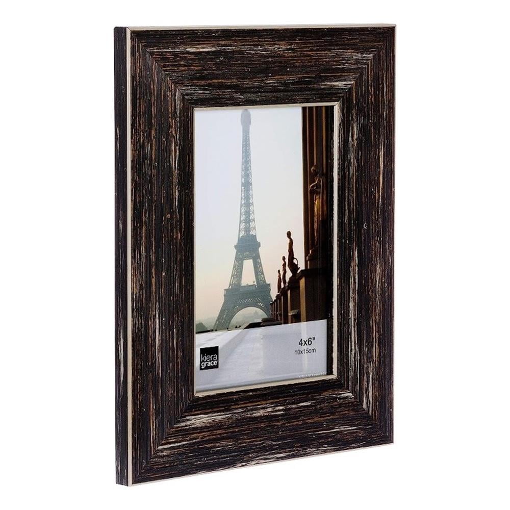 Kiera Grace Emery Farmhouse Modern Engineered Wood Brown Picture Frame ...