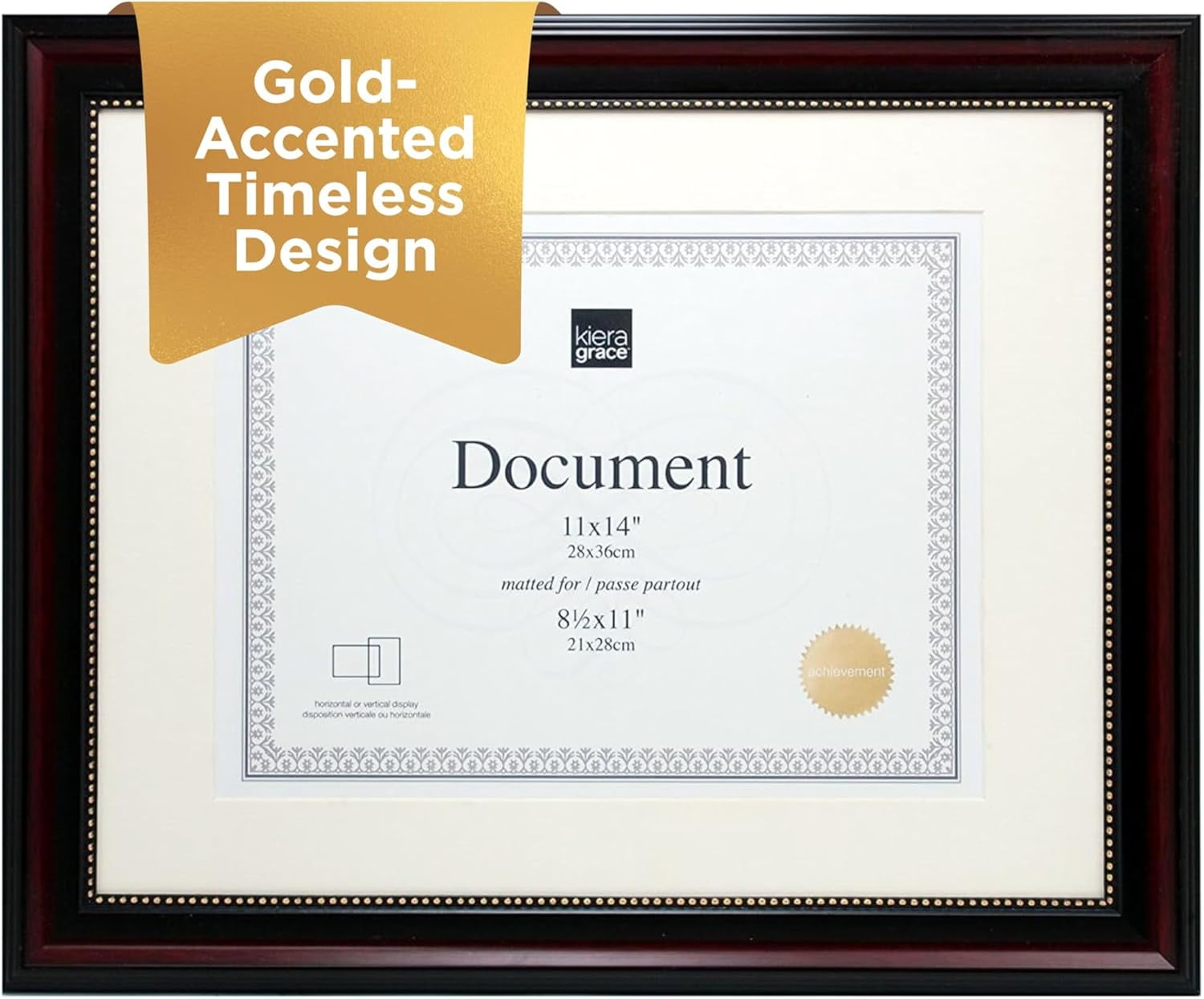 Kieragrace Lucy Document Frame, 11 X 14-Inch, Matted To 8.5 X 11-Inch ...