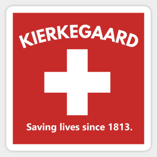 Kierkegaard Lifeguard Saving Lives Since 1813 Sticker Phone Decal Water ...