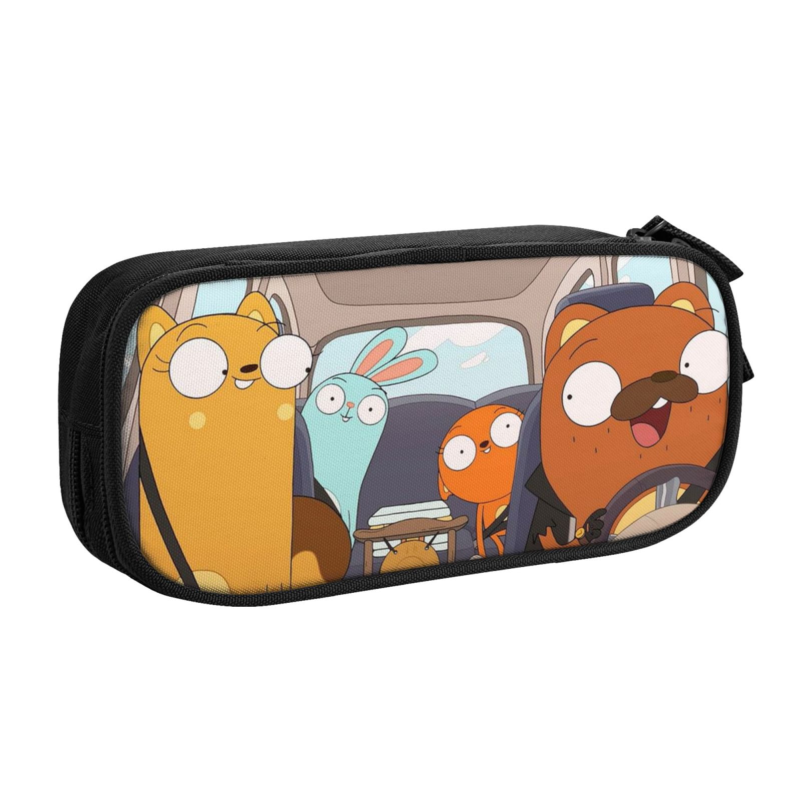 Kiff Animated Pencil Case Large Capacity Pencilcase Double-layer Pen ...