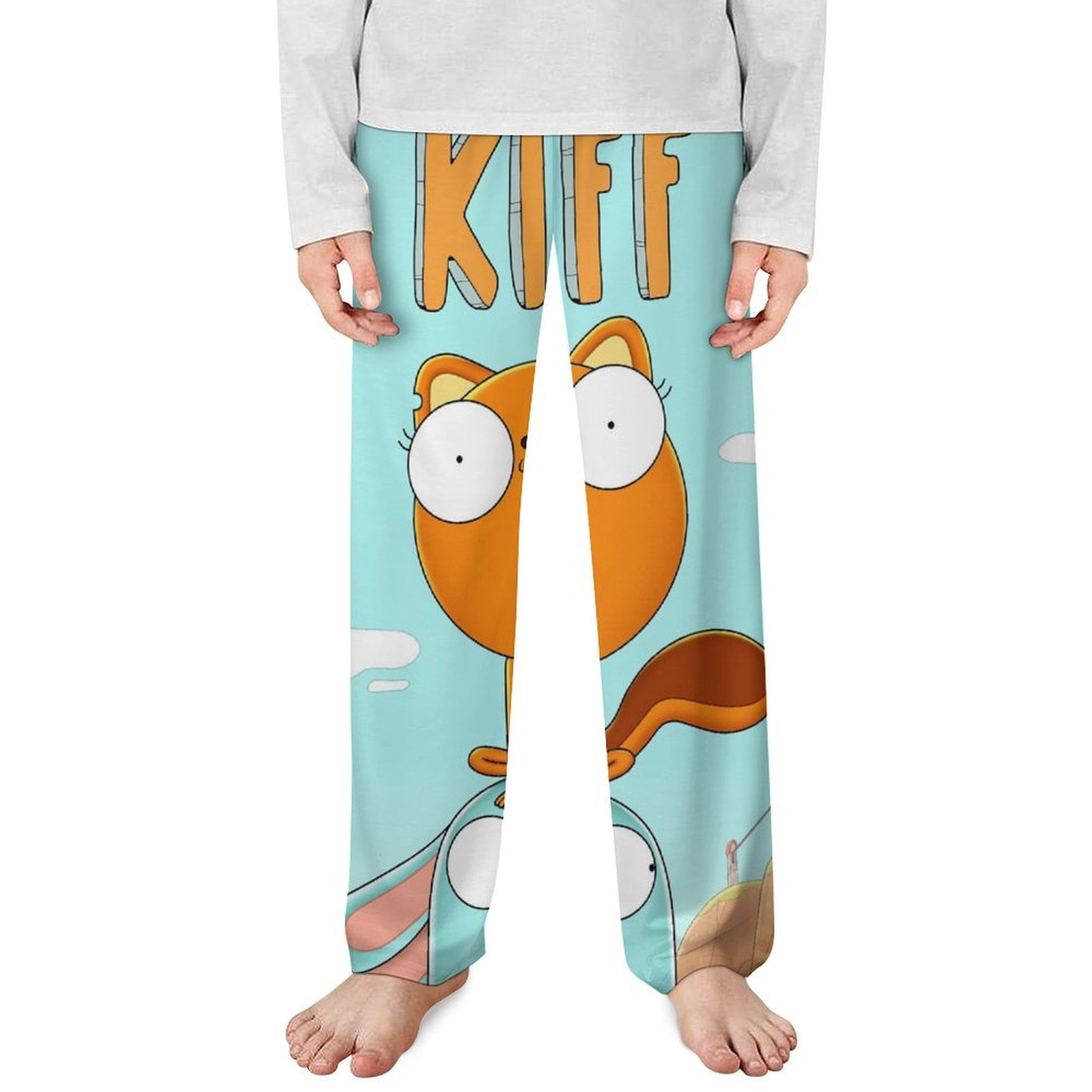 Kiff Comedy Squirrel Children's Pajamas Cozy Lounge Straight Leg ...