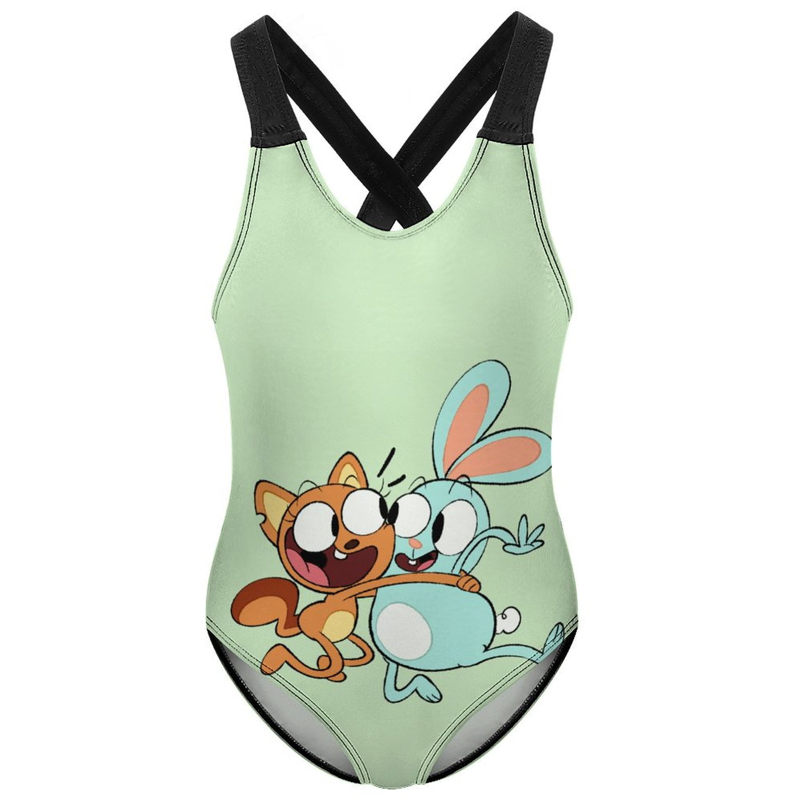 Kiff Friend Barry Children's One-piece Swimsuit Summer Girl's Swimming ...