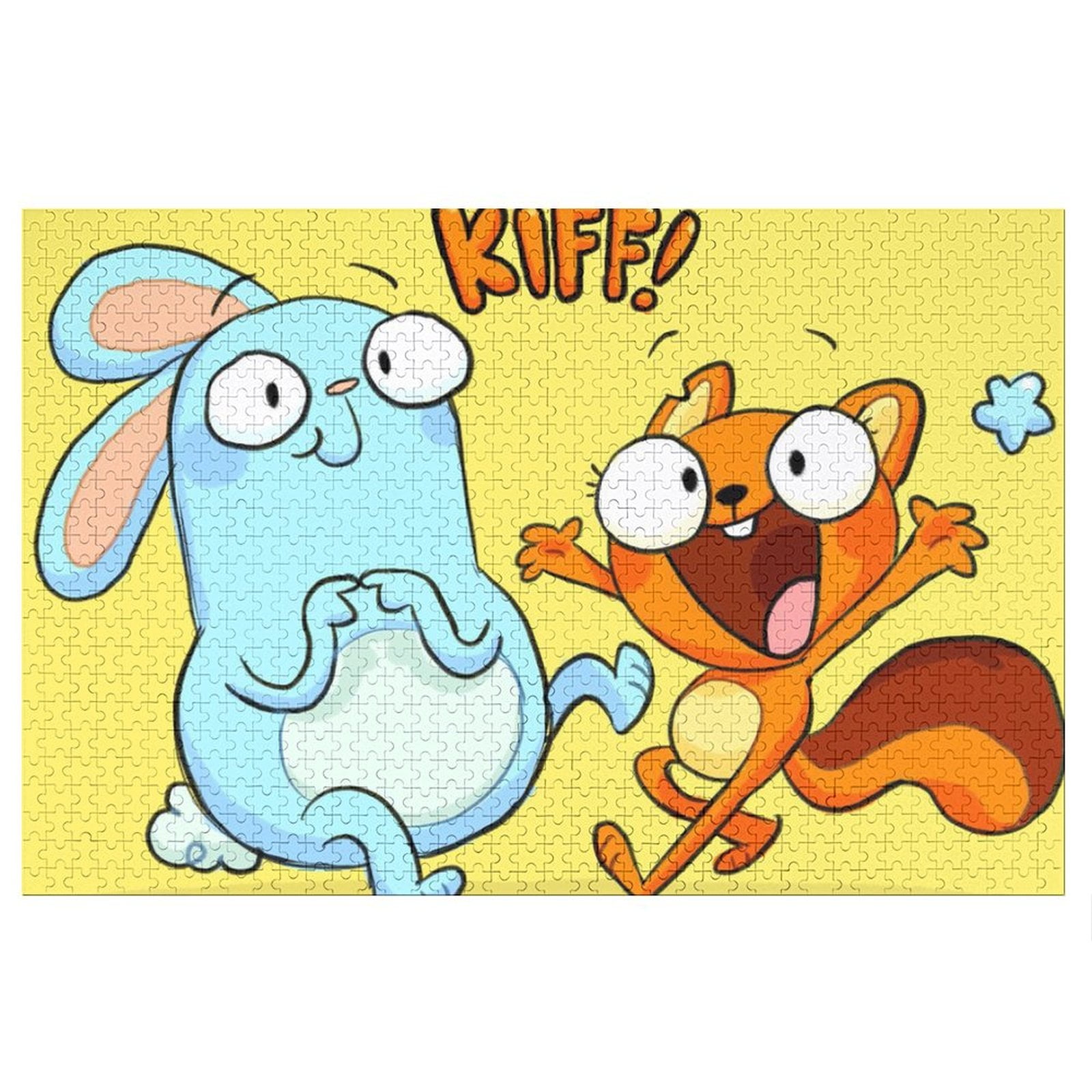 Kiff Squirrel Barry Rabbit Jigsaw Puzzles Interlocking Puzzles Home ...