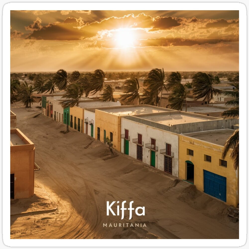 Kiffa,Mauritania Sticker Phone Decal Water Bottle Stickers Car Decals, Laptop Sticker - Walmart.com