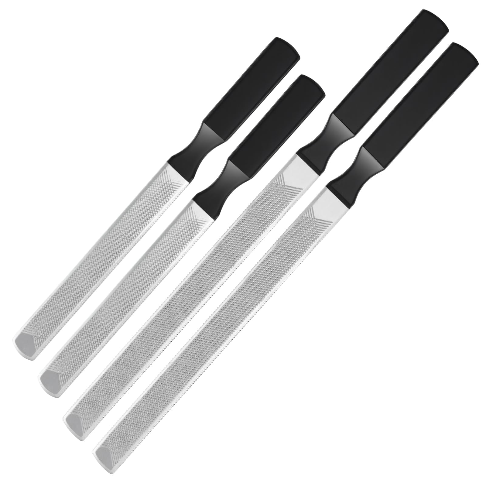 Kifmurase 4 Pcs Professional Stainless Steel Long Nail File, Double ...
