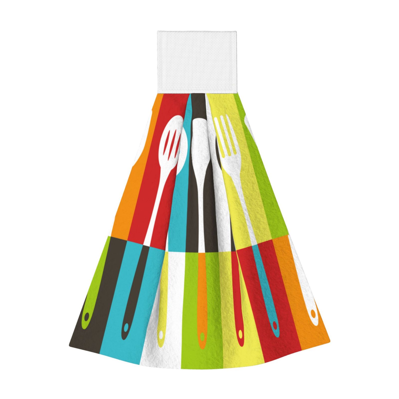 Hanging Kitchen Towel Coral Velvet Hand Wipes Absorbent Hand Fingertip ...