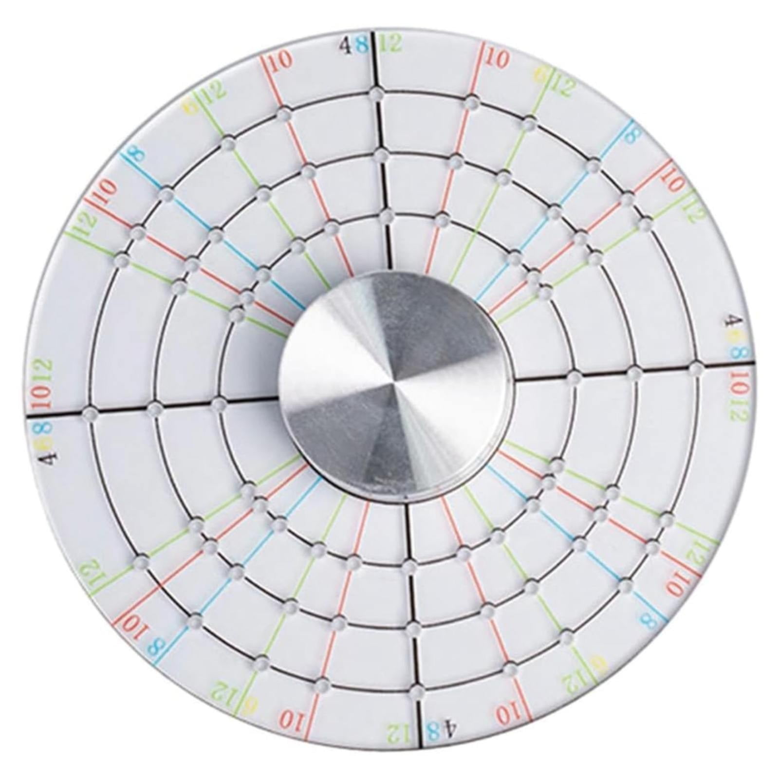 Kihbxv Circle Divider, Turntable Ceramic Decorative Tool Disc Ceramic ...