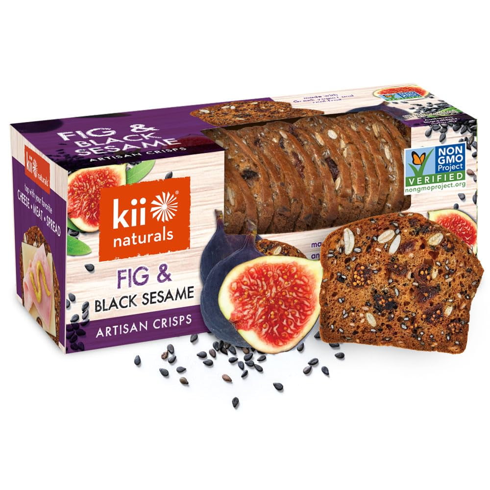 Kii Naturals Artisan Crisps, SSF20 Healthy Snack Crackers Meats ...