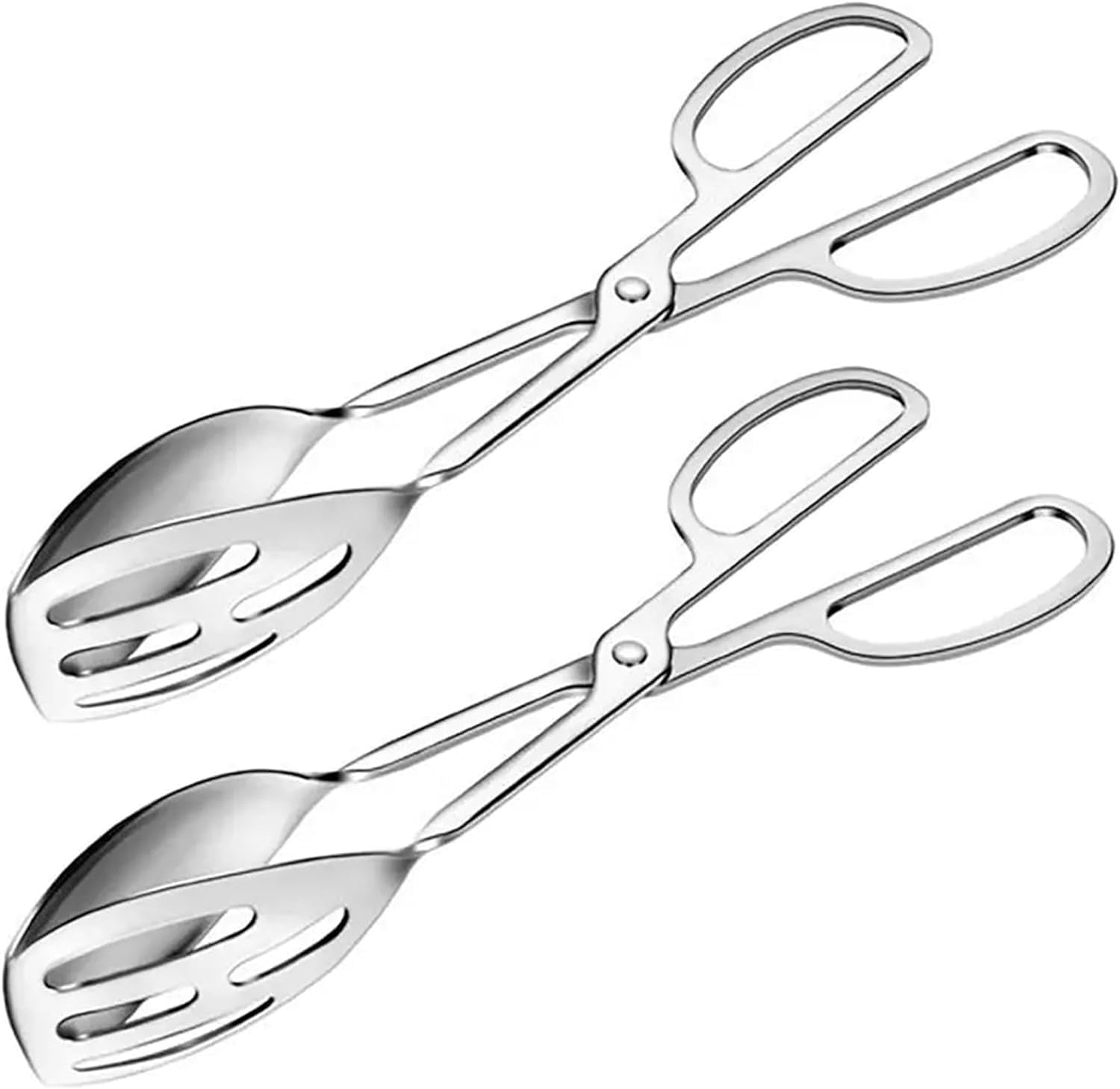 Kiibsot 2 Pack Serving Tongs Buffet for Kitchen Cooking 10 Inch ...